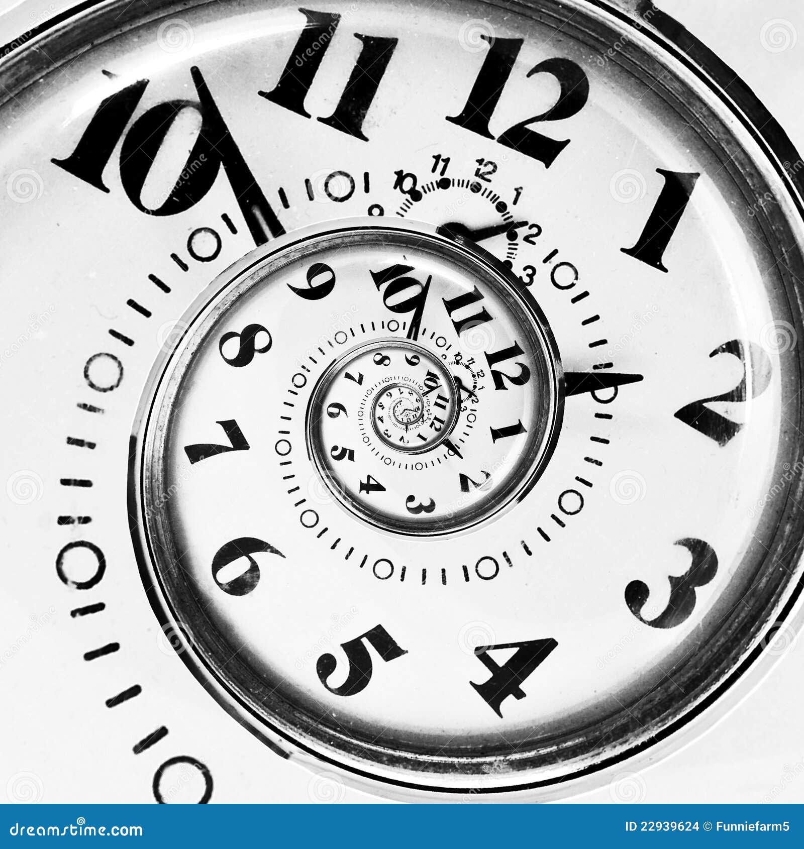 Reloj Abstracto Al Infinito Foto de archivo - Imagen de futuro ...