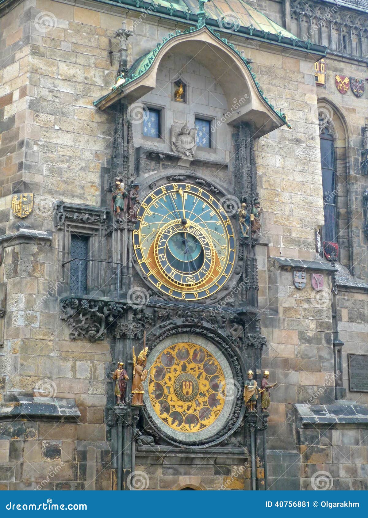 Reloj astronómico de Praga imagen de archivo. Imagen de cierre - 40756881