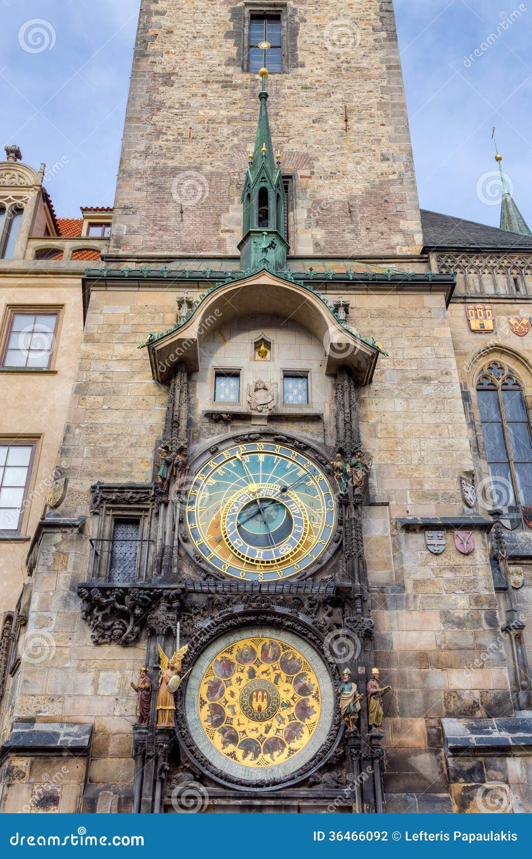 Reloj Astronómico De Praga, República Checa Foto de archivo - Imagen de ...