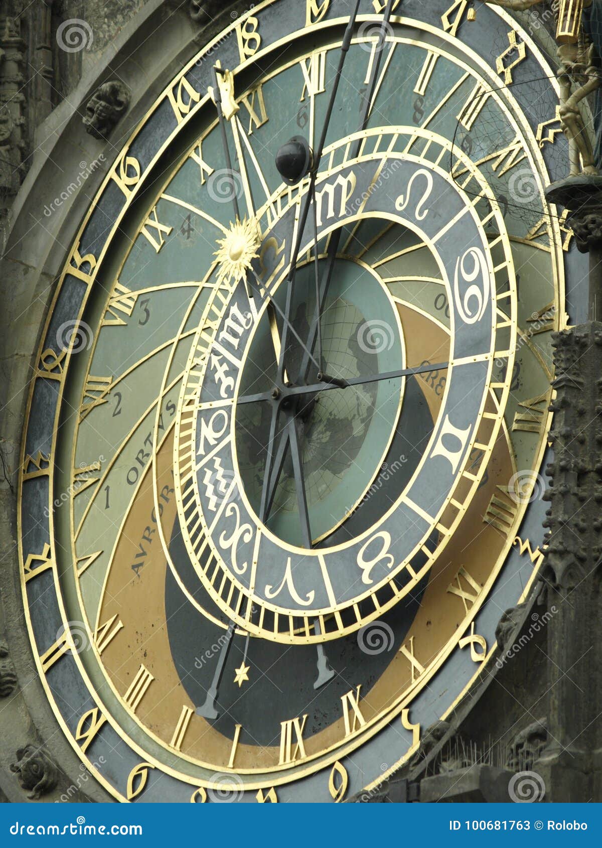 Reloj astronómico Praga imagen de archivo. Imagen de reloj - 100681763