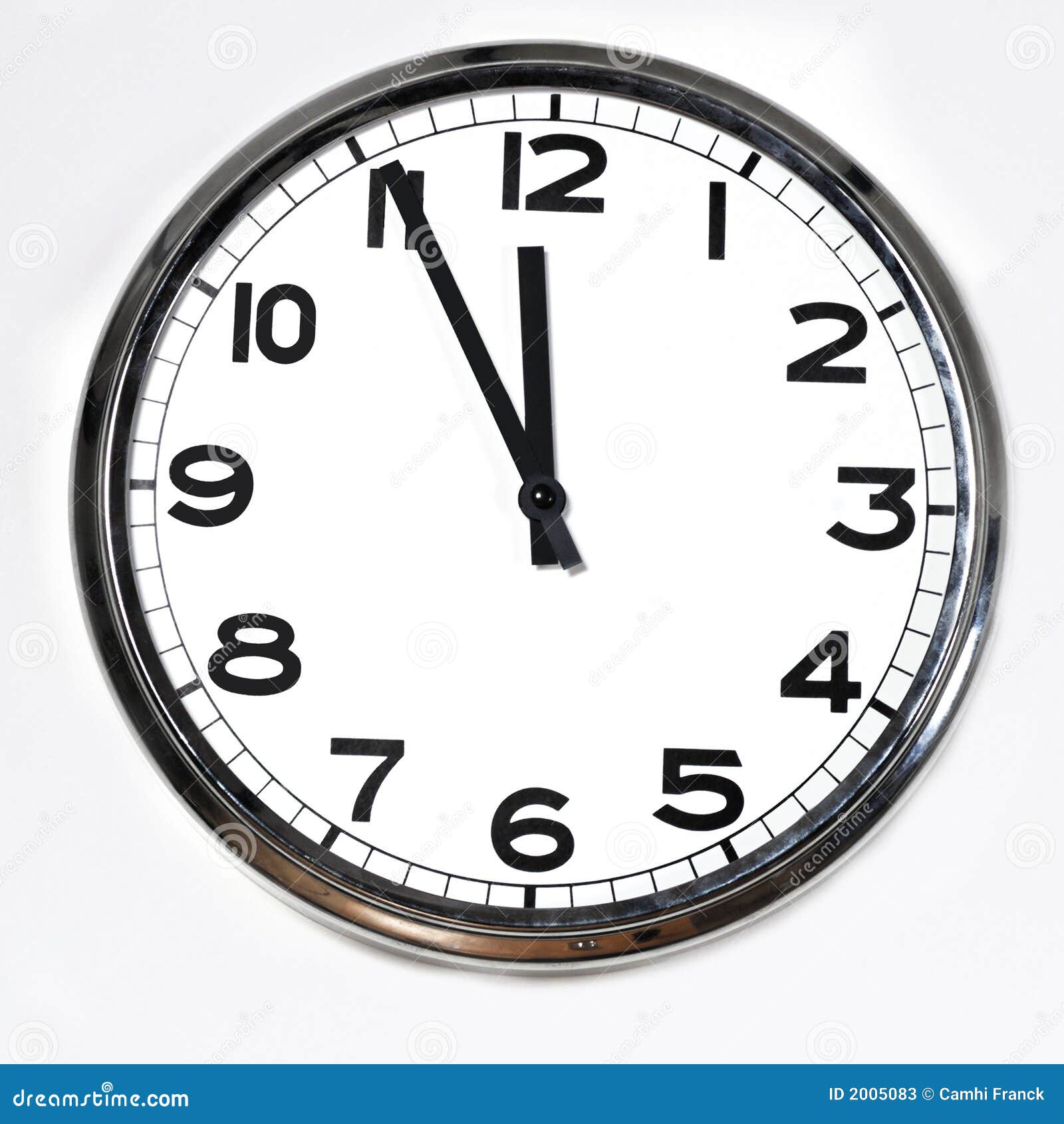 Reloj blanco y negro imagen de archivo. Imagen de time - 2005083