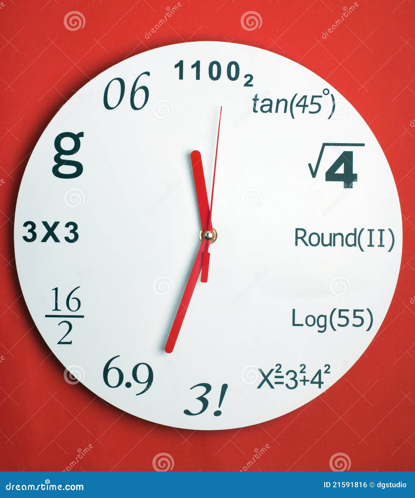 Reloj creativo foto de archivo. Imagen de paquete, aislante - 21591816