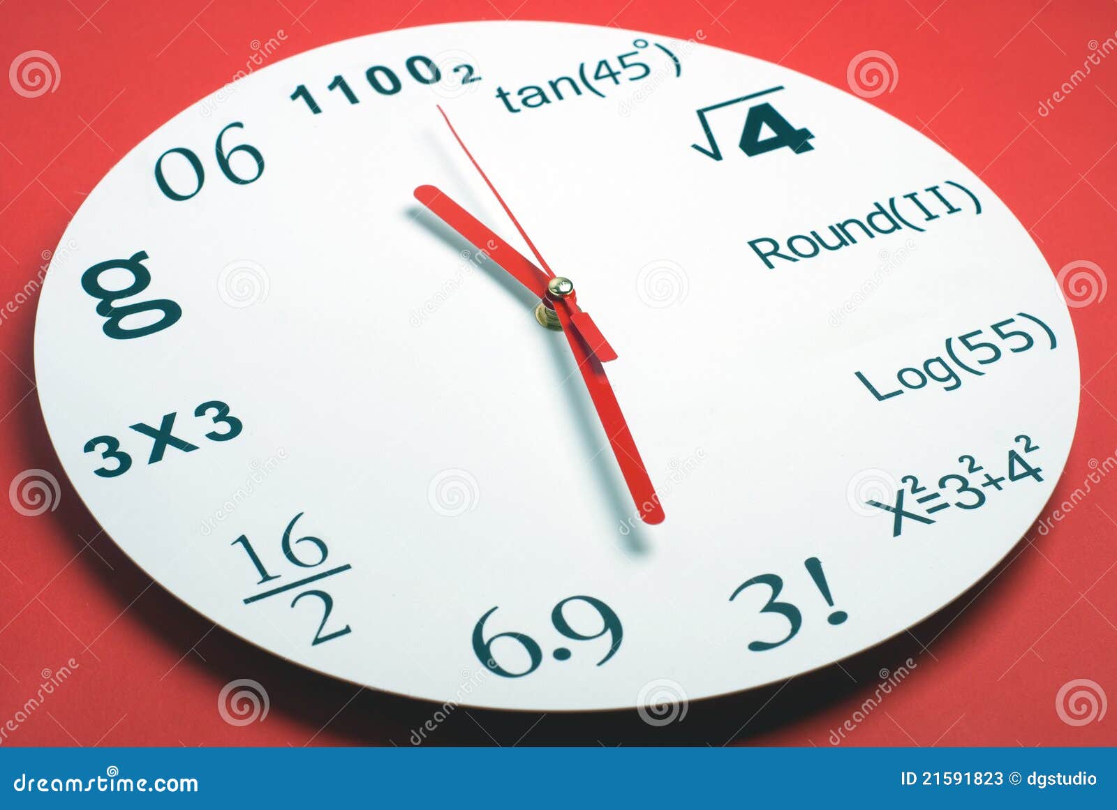 Reloj creativo imagen de archivo. Imagen de hora, circunferencia - 21591823