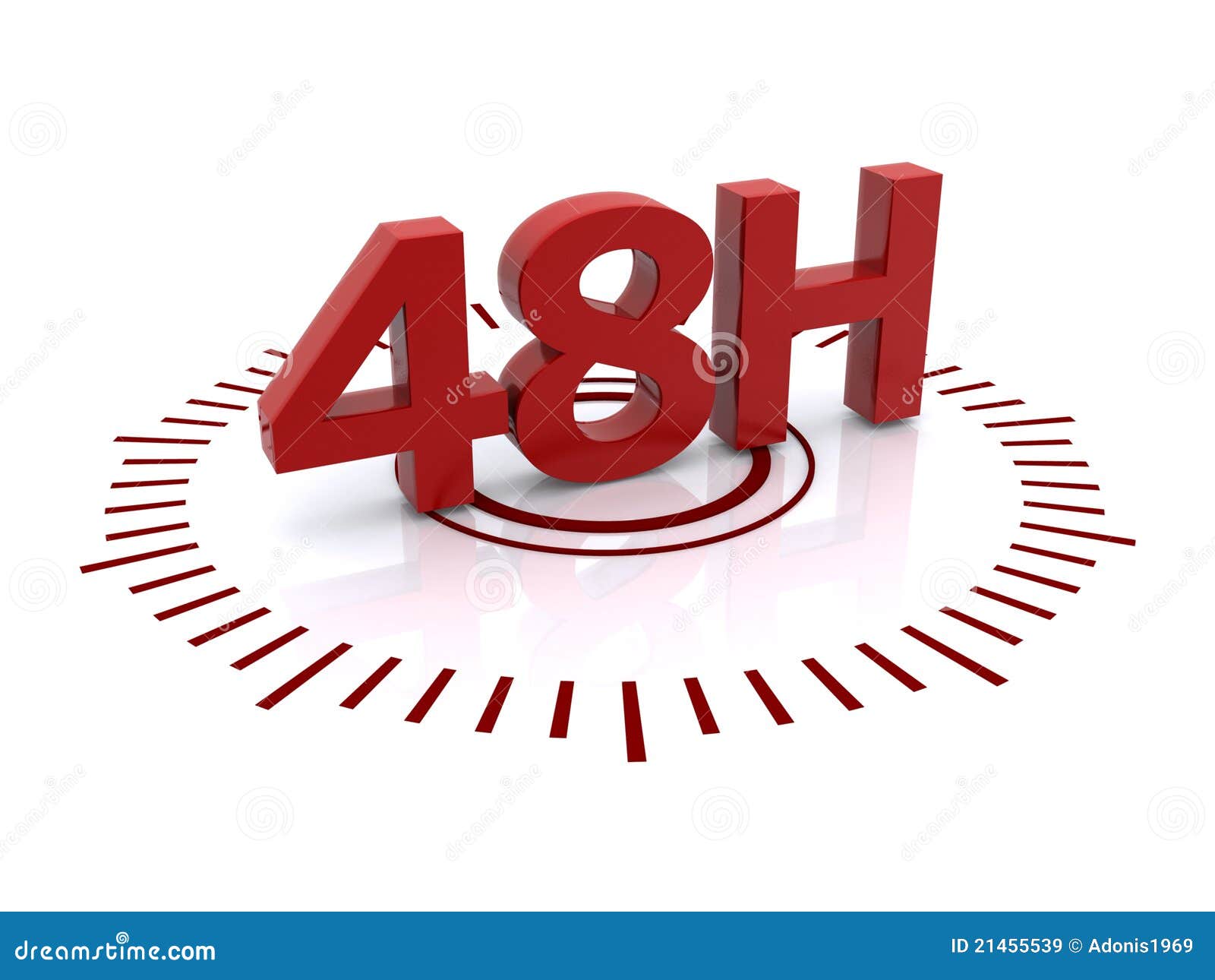 Reloj de 48 horas stock de ilustración. Ilustración de temporizador ...