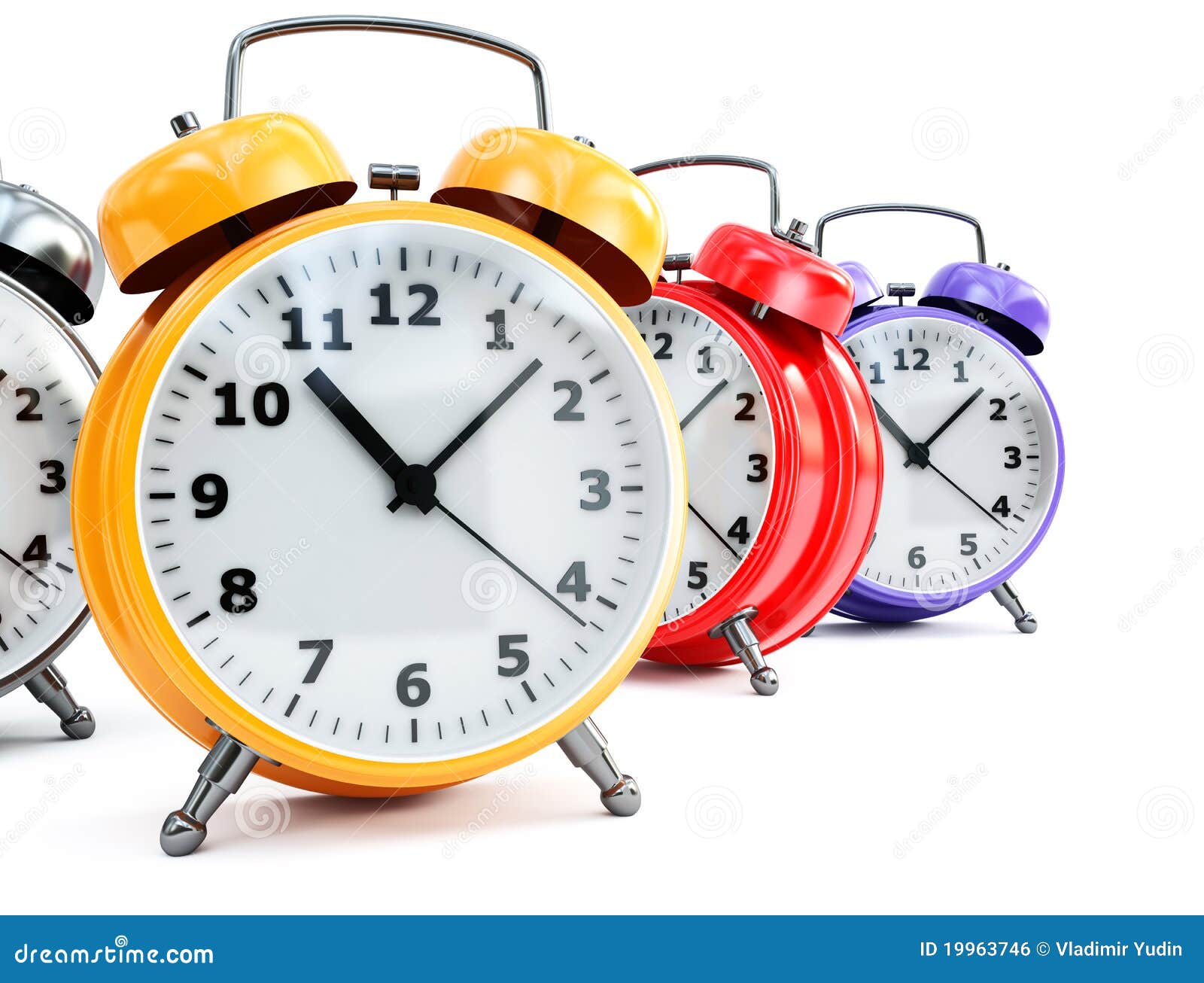 Reloj De Alarma Tradicional Stock de ilustración - Ilustración de ...