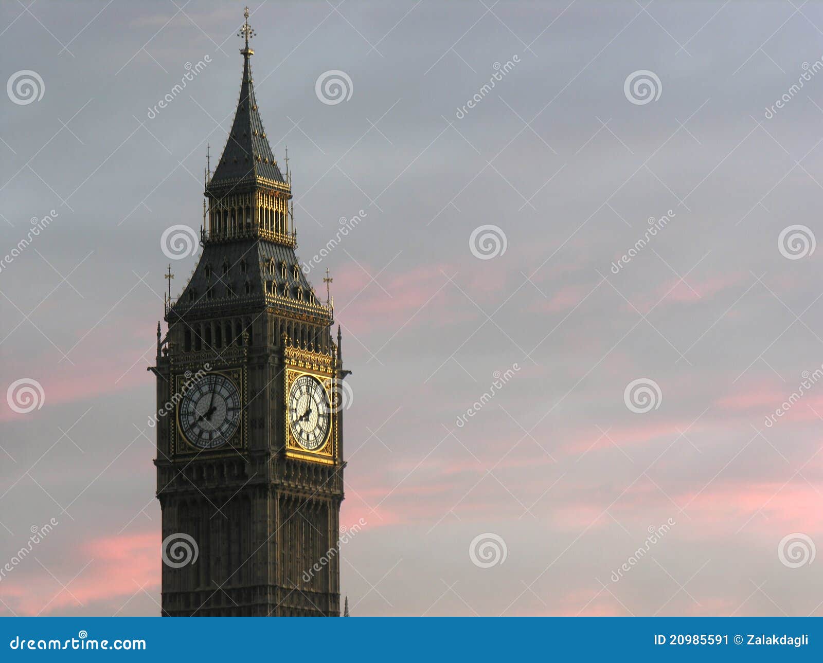 Reloj De La Torre De Londres Ben Grande Imagen de archivo - Imagen de ...