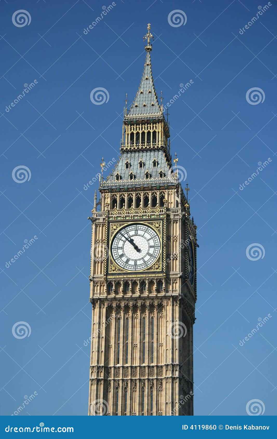 Reloj De La Torre De Londres Ben Grande Foto de archivo - Imagen de ...