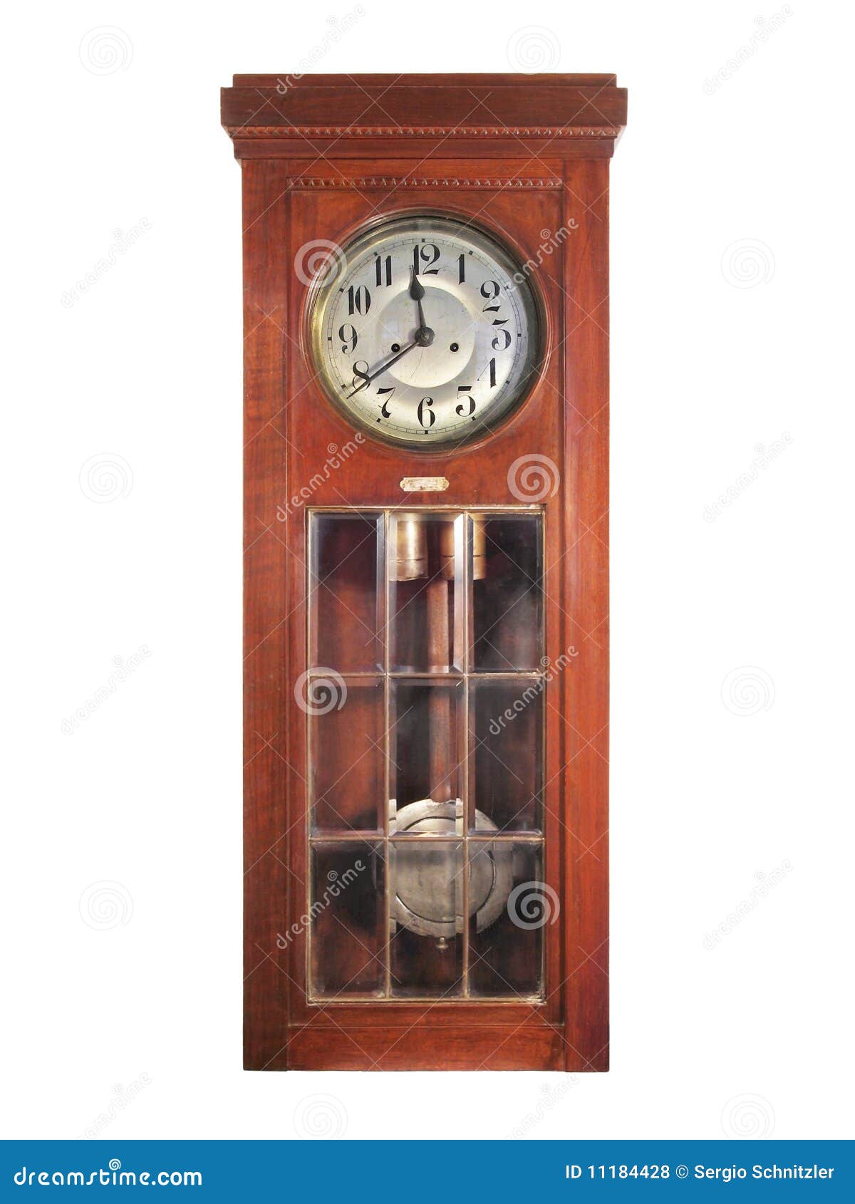 Reloj de péndulo antiguo foto de archivo. Imagen de antigüedad - 11184428