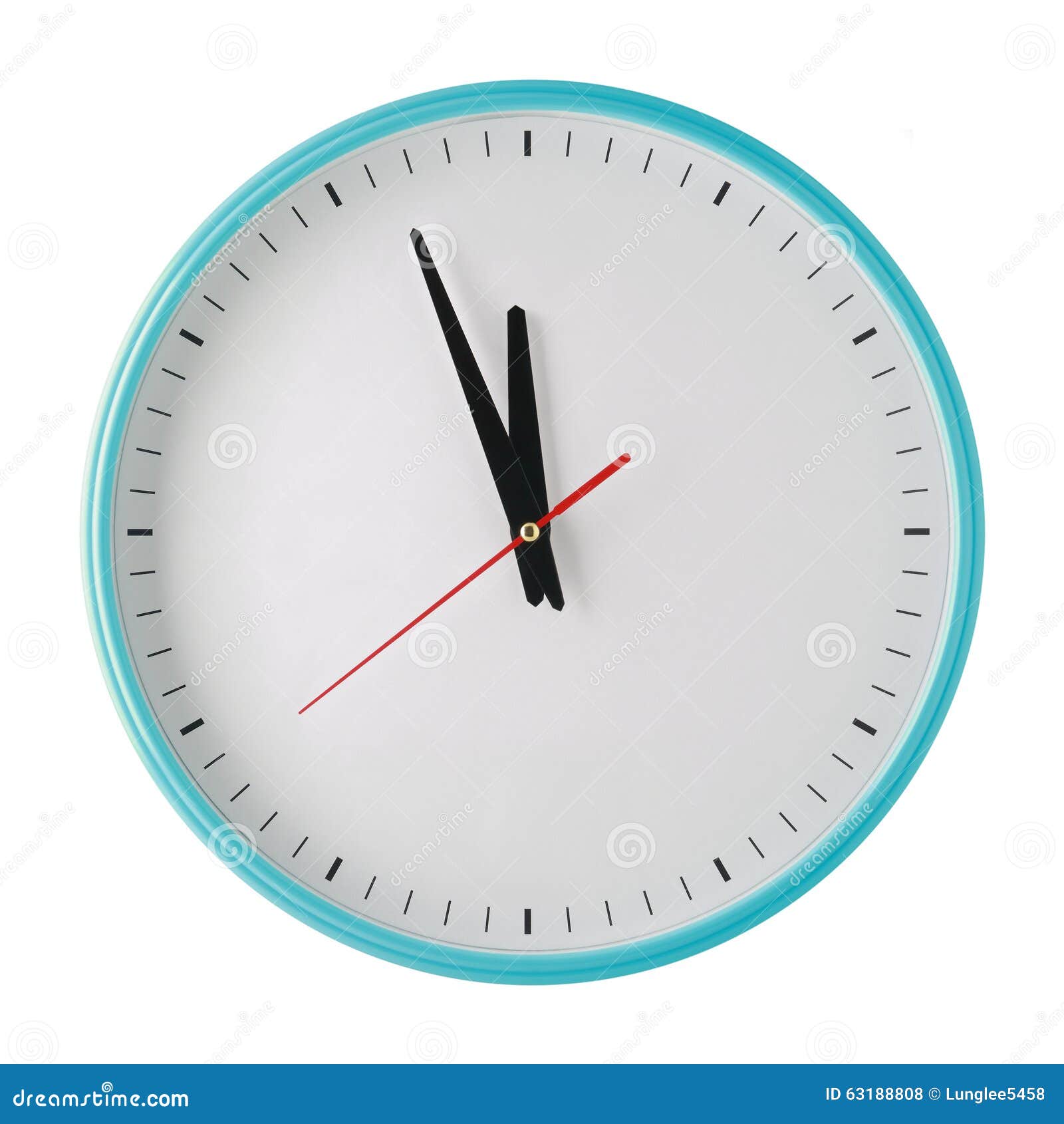 Reloj De Pared De La Cuenta Descendiente Foto de archivo - Imagen de ...