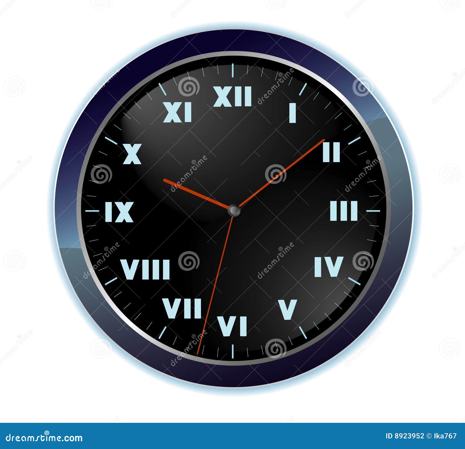 Reloj de pared del vector ilustración del vector. Ilustración de ...