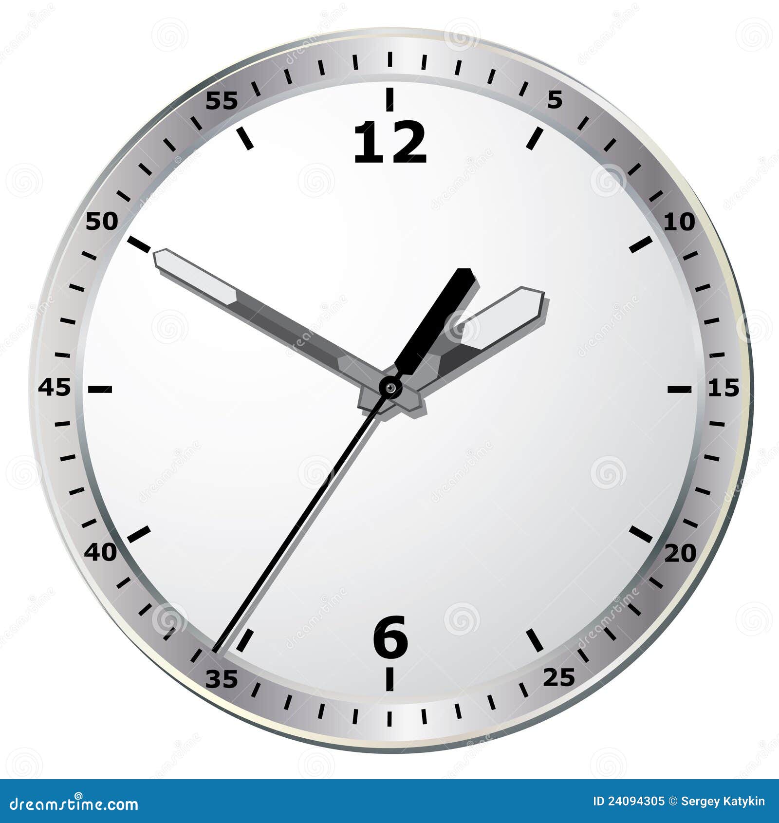 Reloj De Pared. Ilustración Del Vector. Ilustración del Vector ...