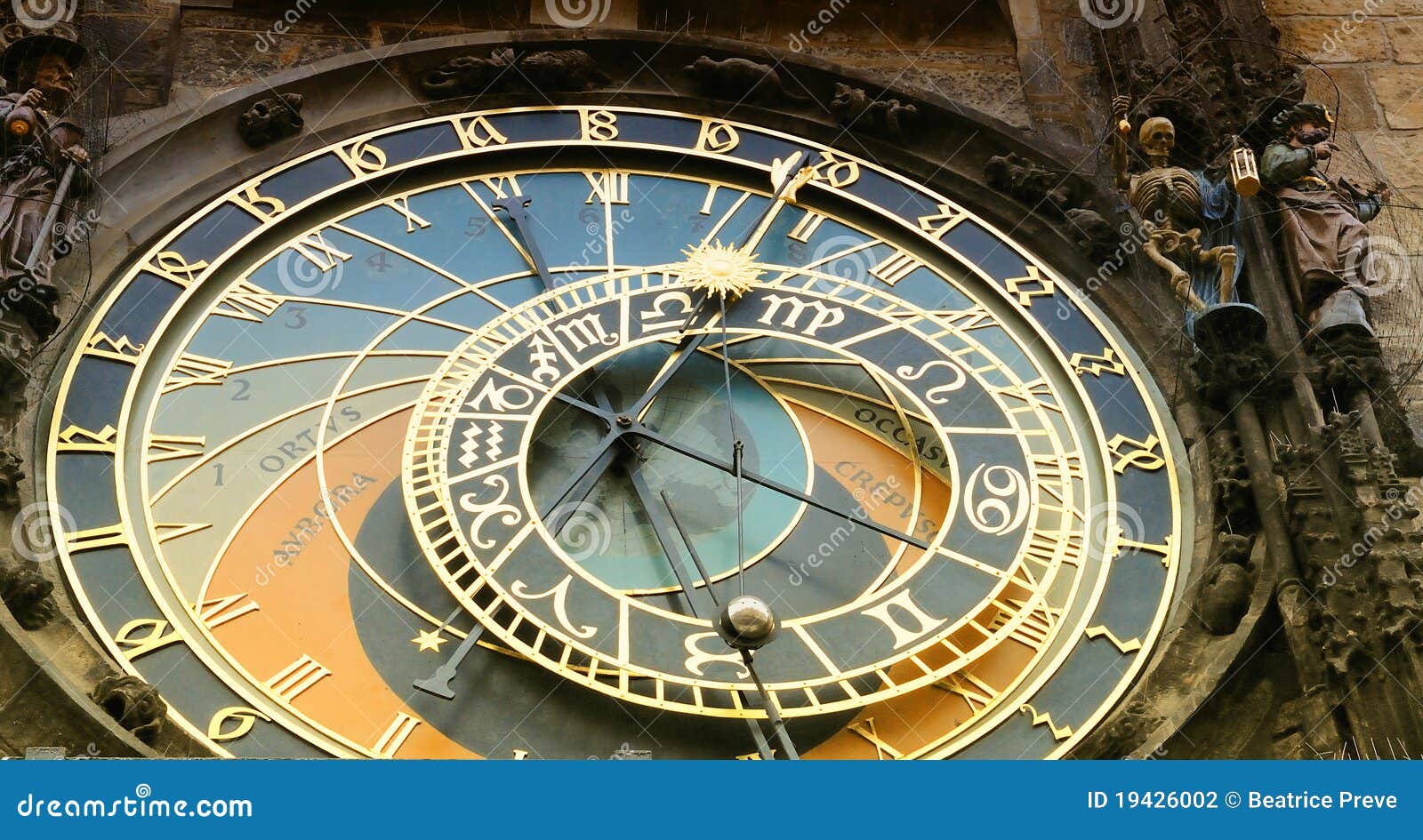 Reloj de Praga foto de archivo. Imagen de ciudad, detalle - 19426002