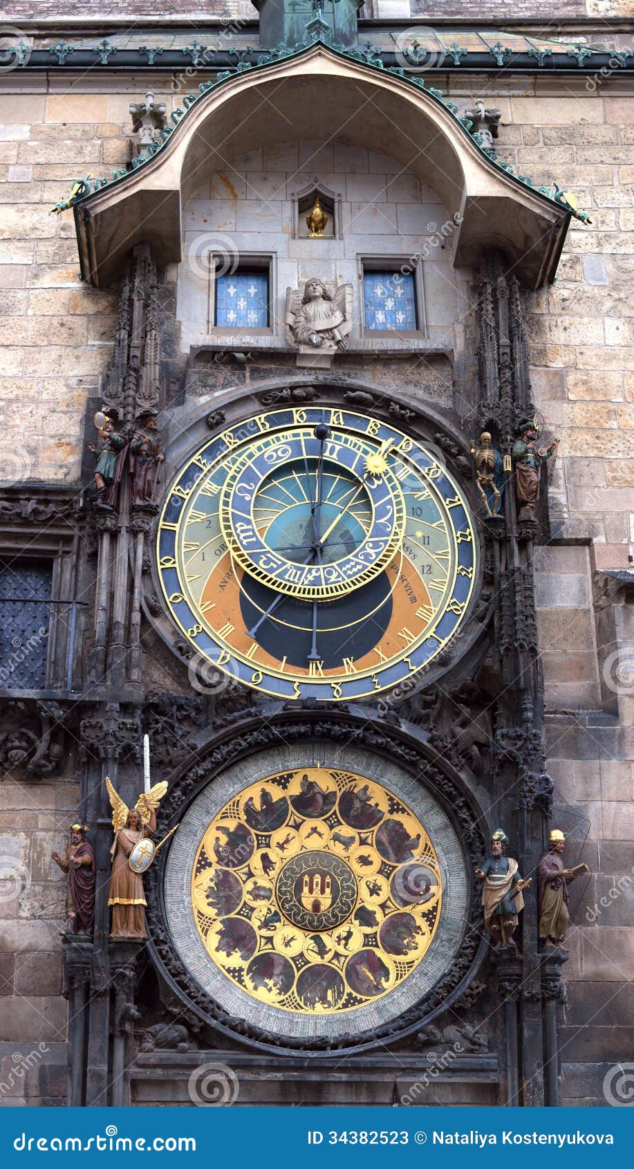 Reloj de Praga imagen de archivo. Imagen de ciencia, tradicional - 34382523
