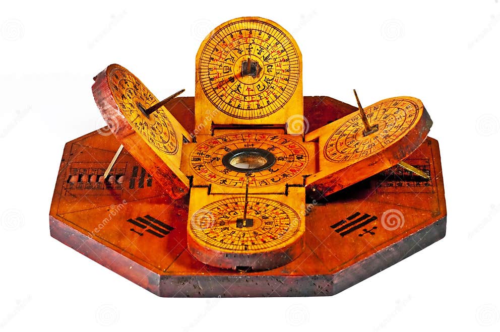 Reloj de sol chino imagen de archivo. Imagen de muestra - 27353115