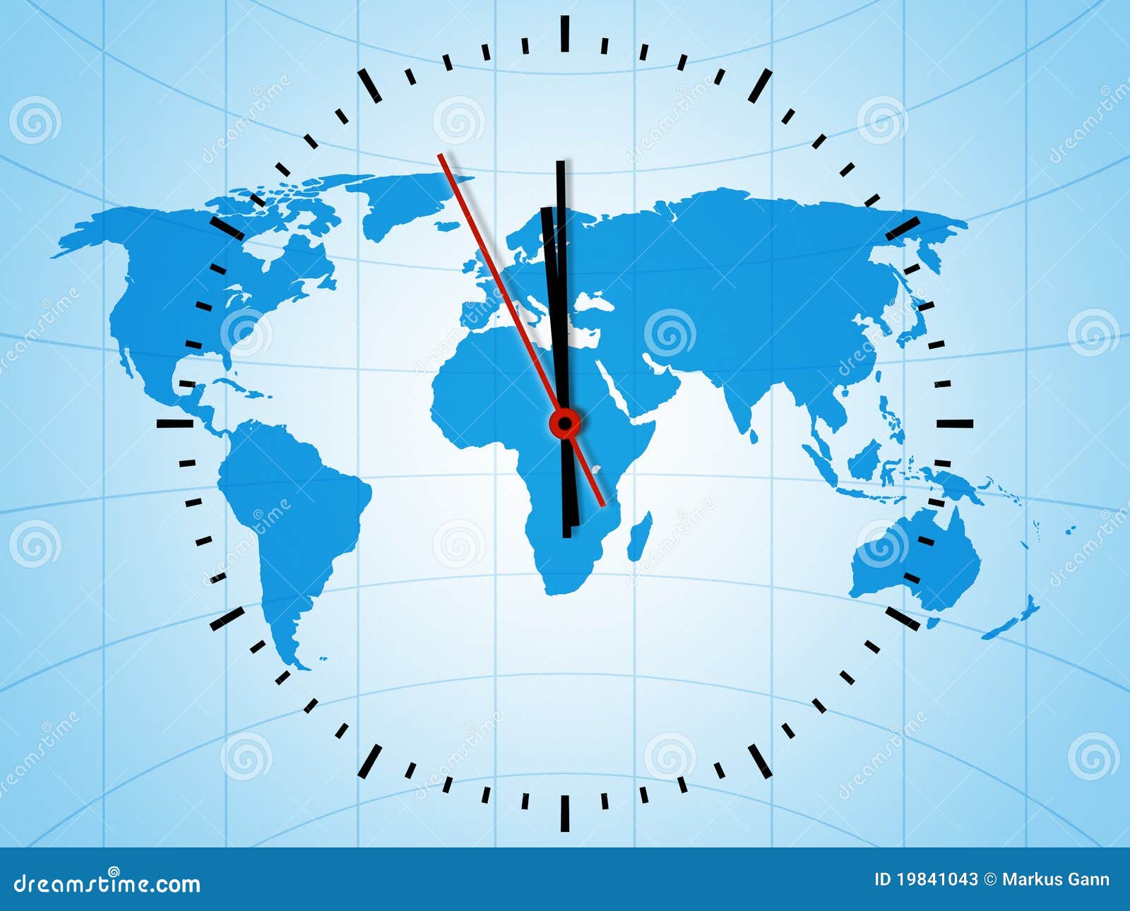 Reloj del mundo stock de ilustración. Ilustración de fondos - 19841043