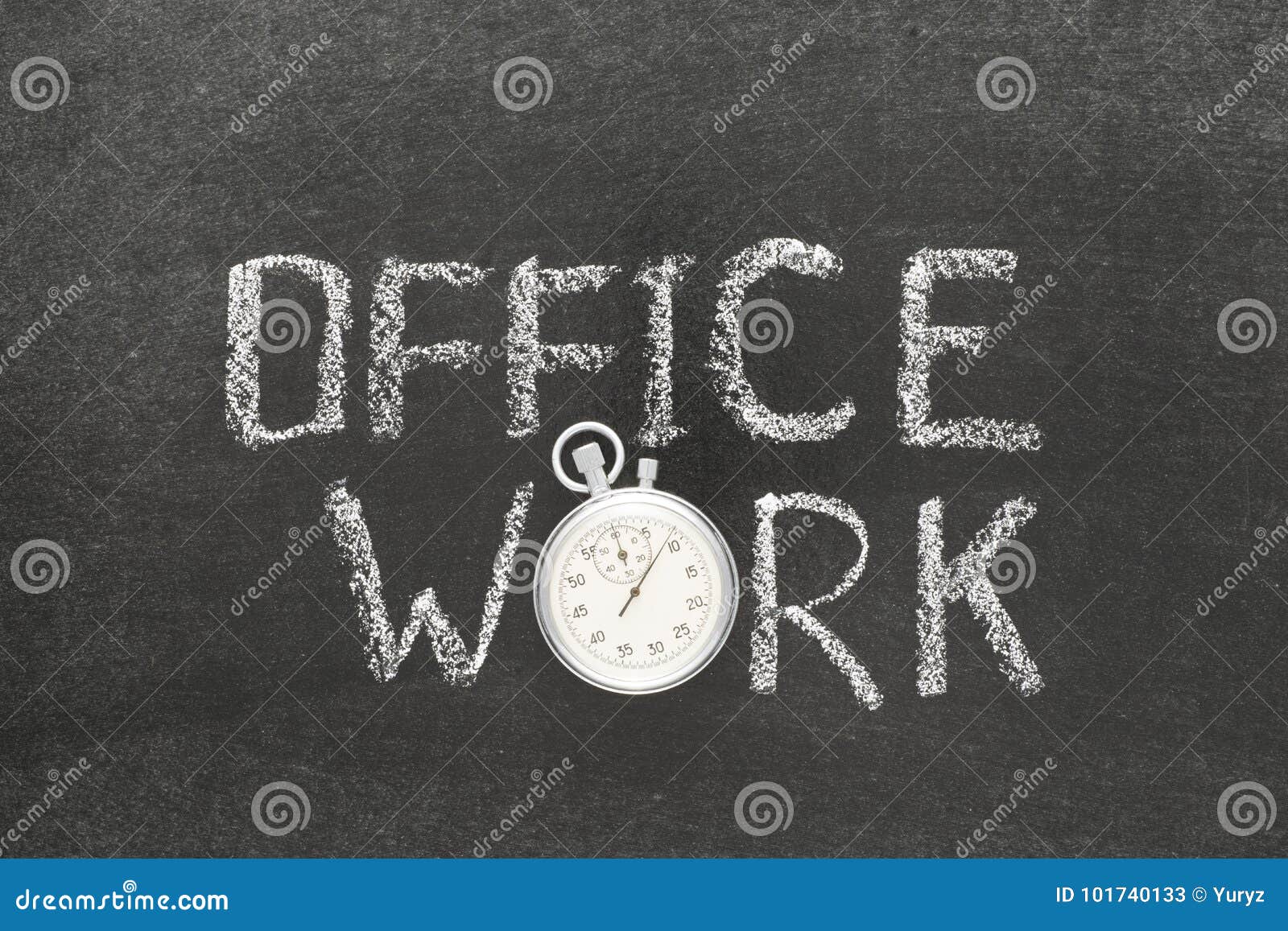 Reloj Del Trabajo De Oficina Imagen de archivo - Imagen de horas, frase ...