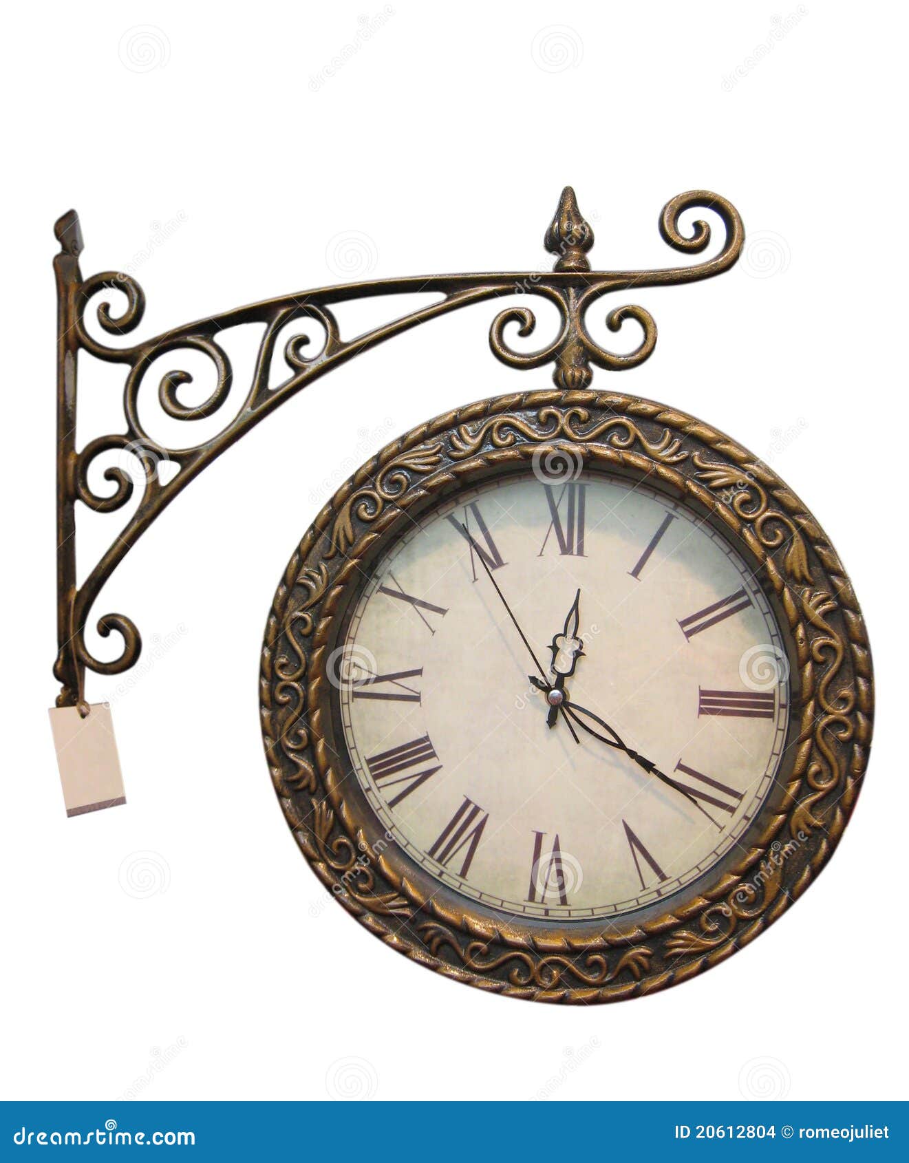 Reloj del viejo estilo foto de archivo. Imagen de analogico - 20612804