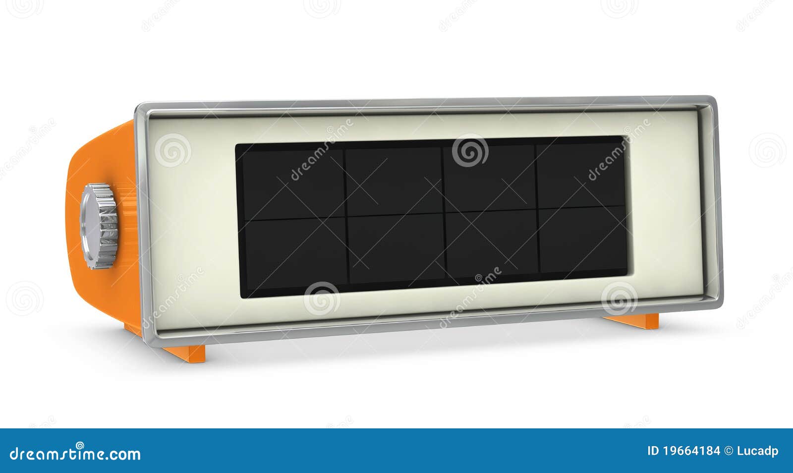 Reloj digital retro stock de ilustración. Ilustración de fecha - 19664184