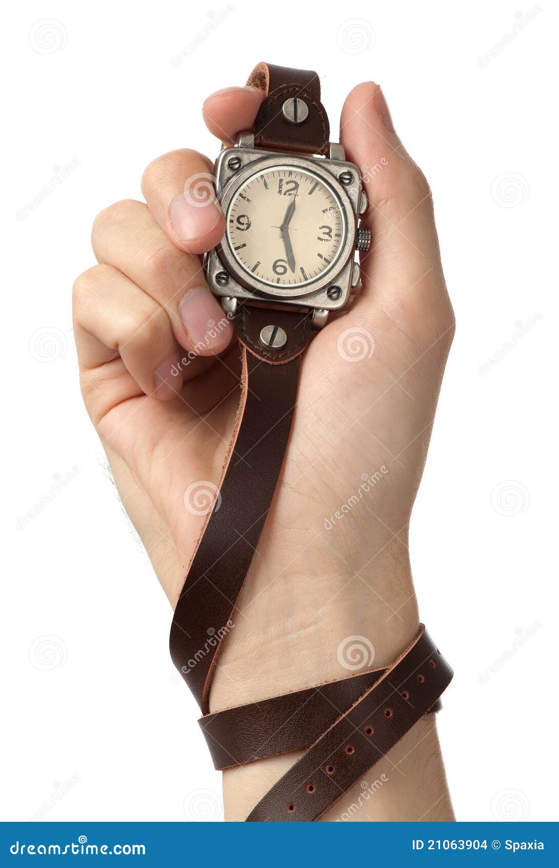 Reloj en la mano foto de archivo. Imagen de segundo, adulto - 21063904