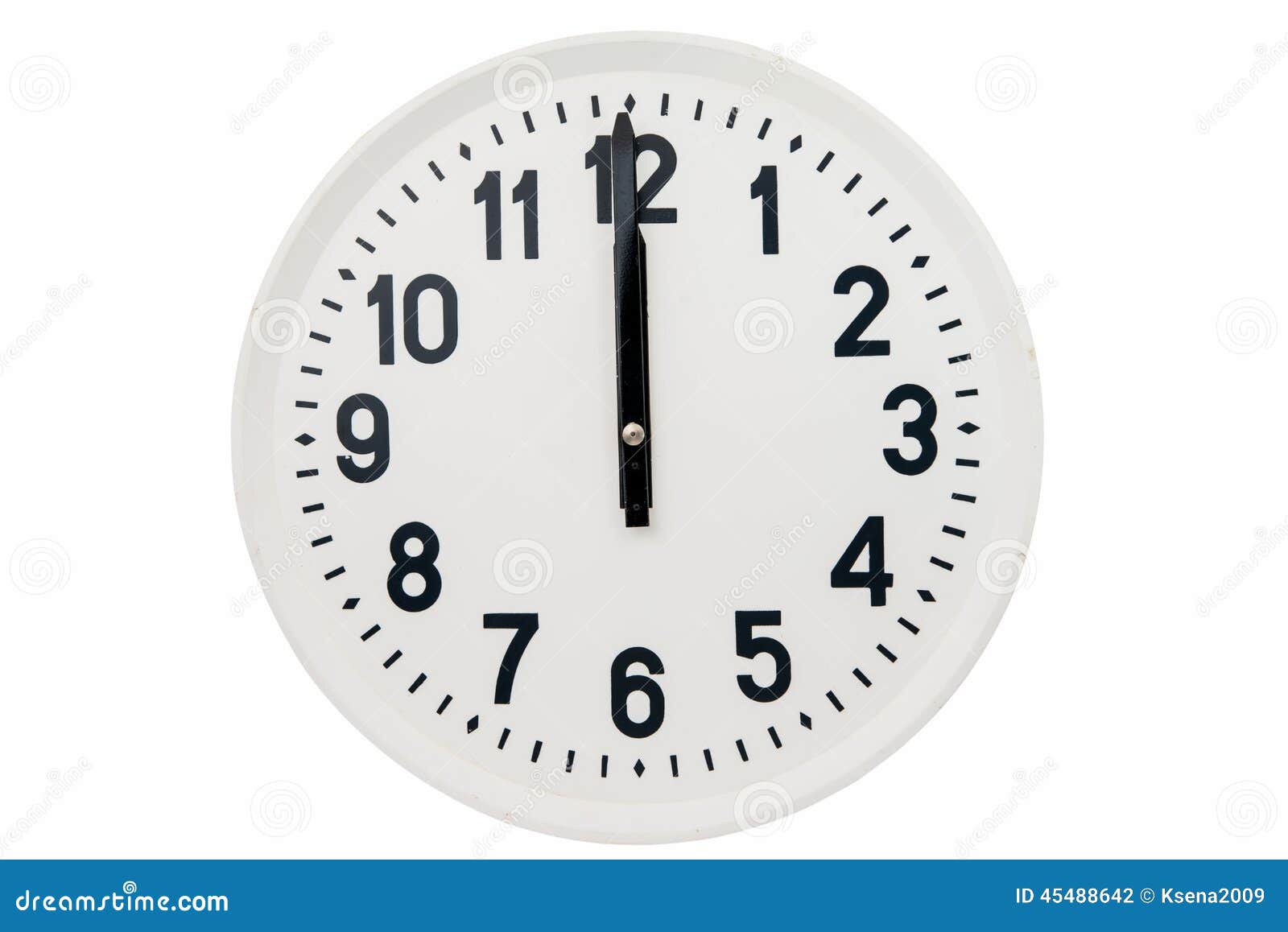 Reloj grande aislado foto de archivo. Imagen de navidad - 45488642