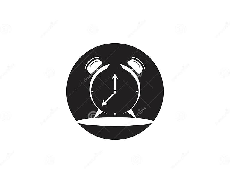 Reloj Reloj Reloj Logo Vector Plantilla Ilustración del Vector ...