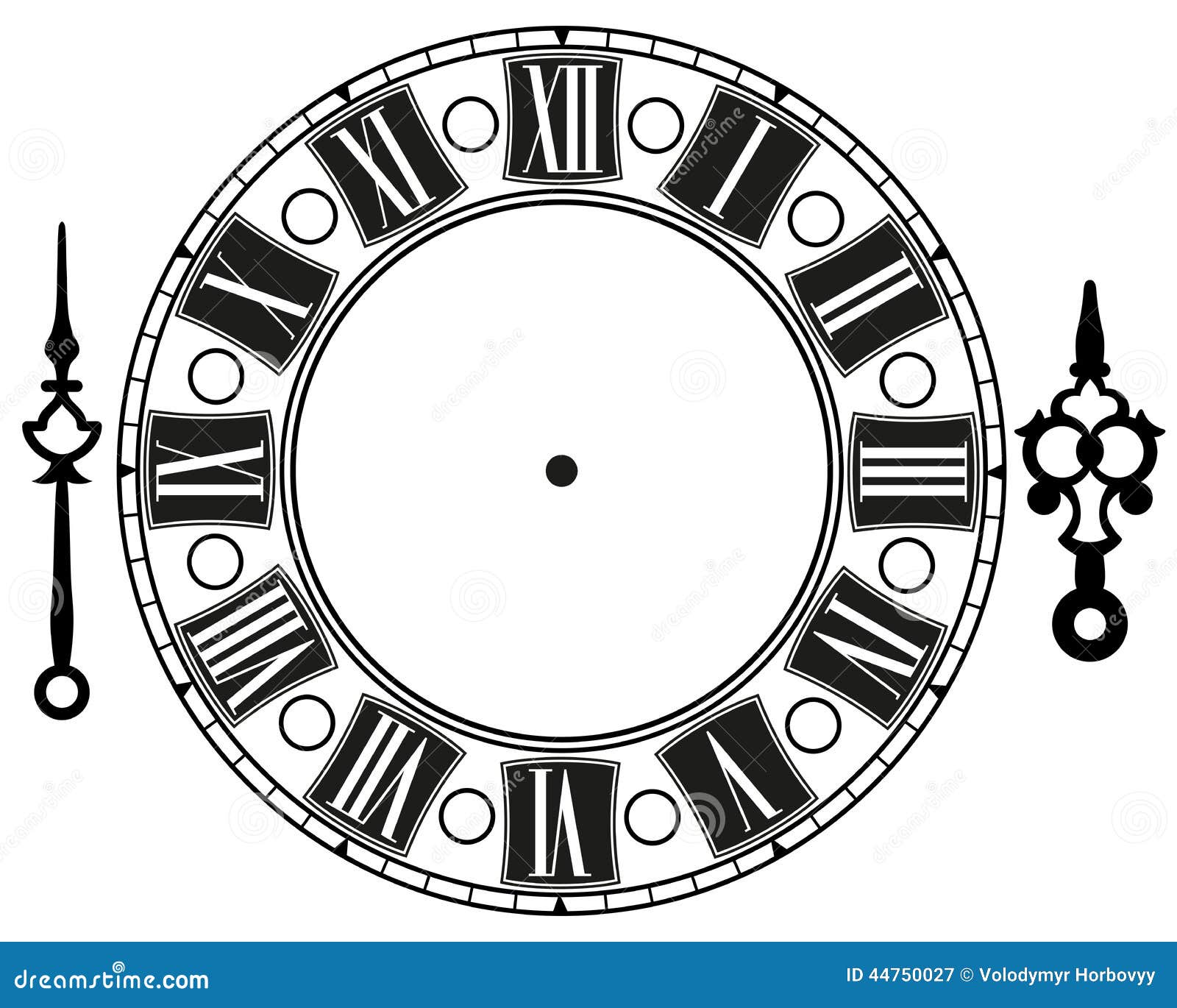 Reloj numerado vector ilustración del vector. Ilustración de flecha ...