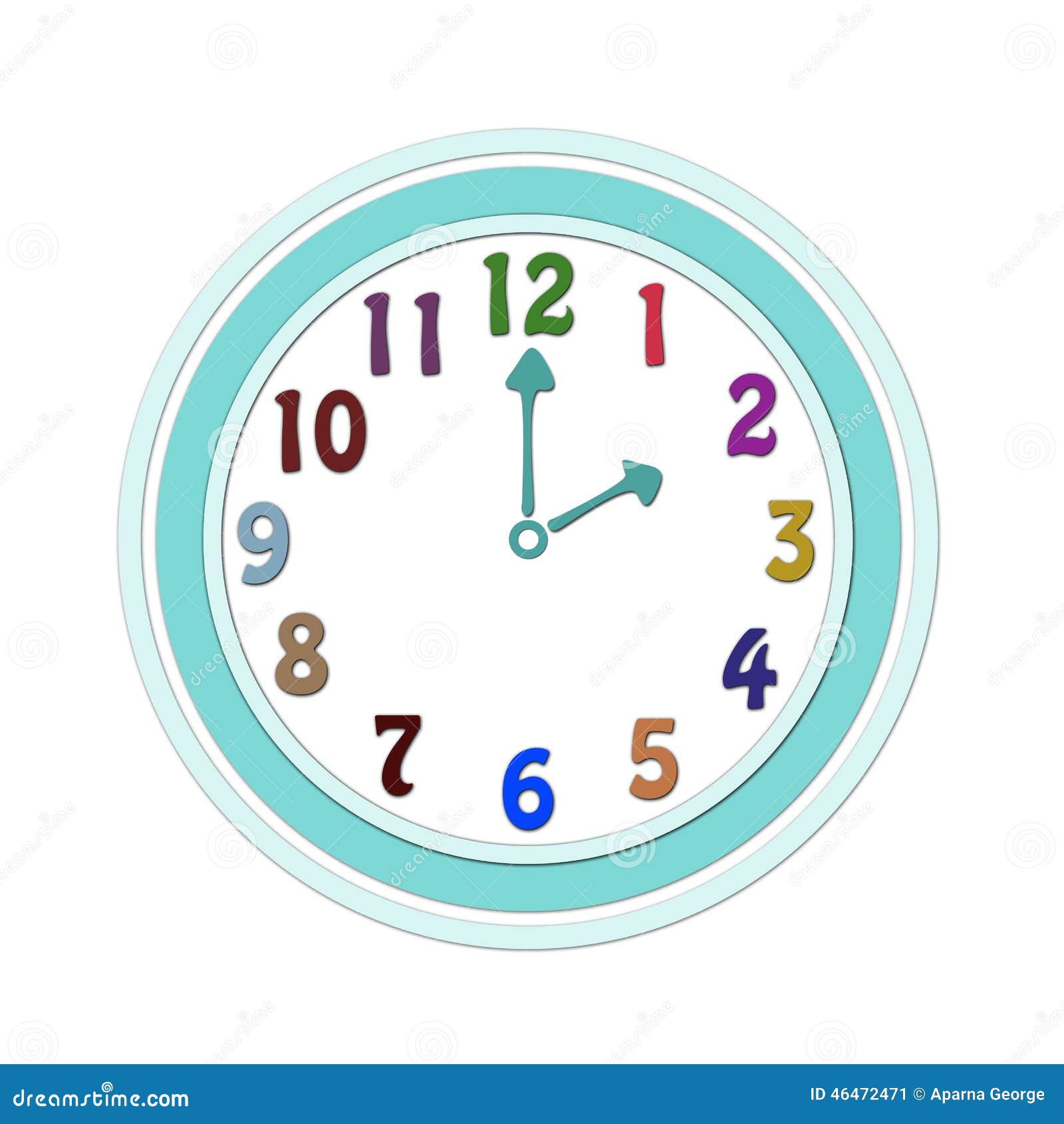 Dibujo De Reloj Para Niños - Master Deformacion