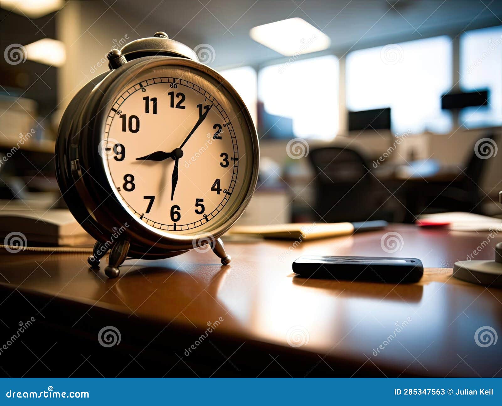 Reloj Que Representa El Equilibrio De Vida Laboral En La Oficina Stock ... Reloj Que Representa El Equilibrio De Vida Laboral En La Oficina Stock ...