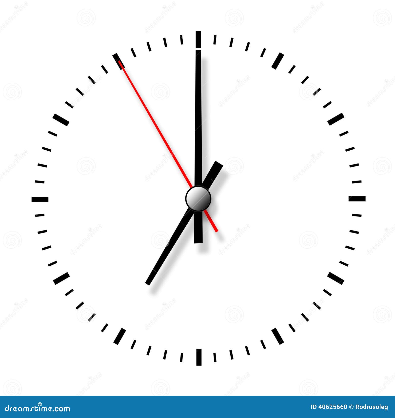 Reloj sin números stock de ilustración. Ilustración de countdown - 40625660