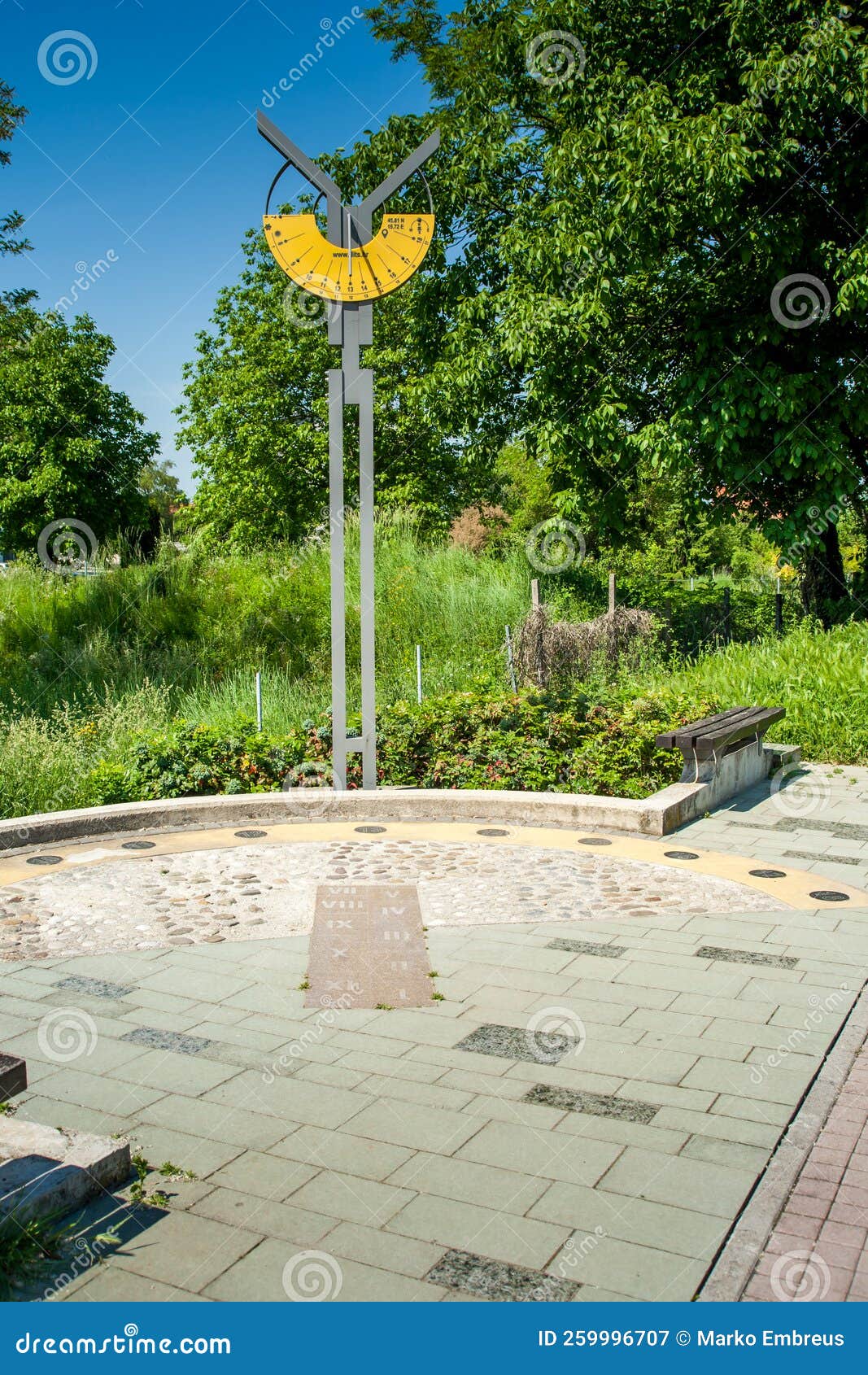 Reloj solar en samobor fotografía editorial. Imagen de cultura - 259996707
