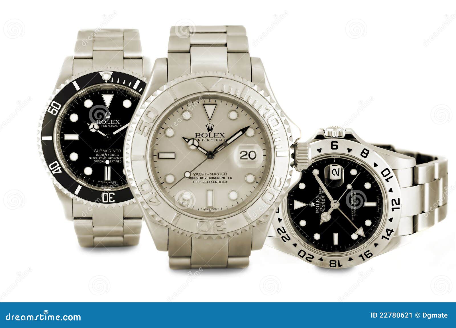 Relojes de Rolex foto editorial. Imagen de modelo, minuto - 22780621