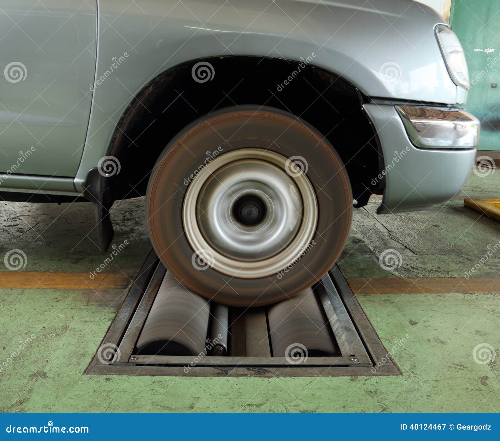 Rem Testend Systeem Van Auto Stock Afbeelding - Image of auto, schijf ...