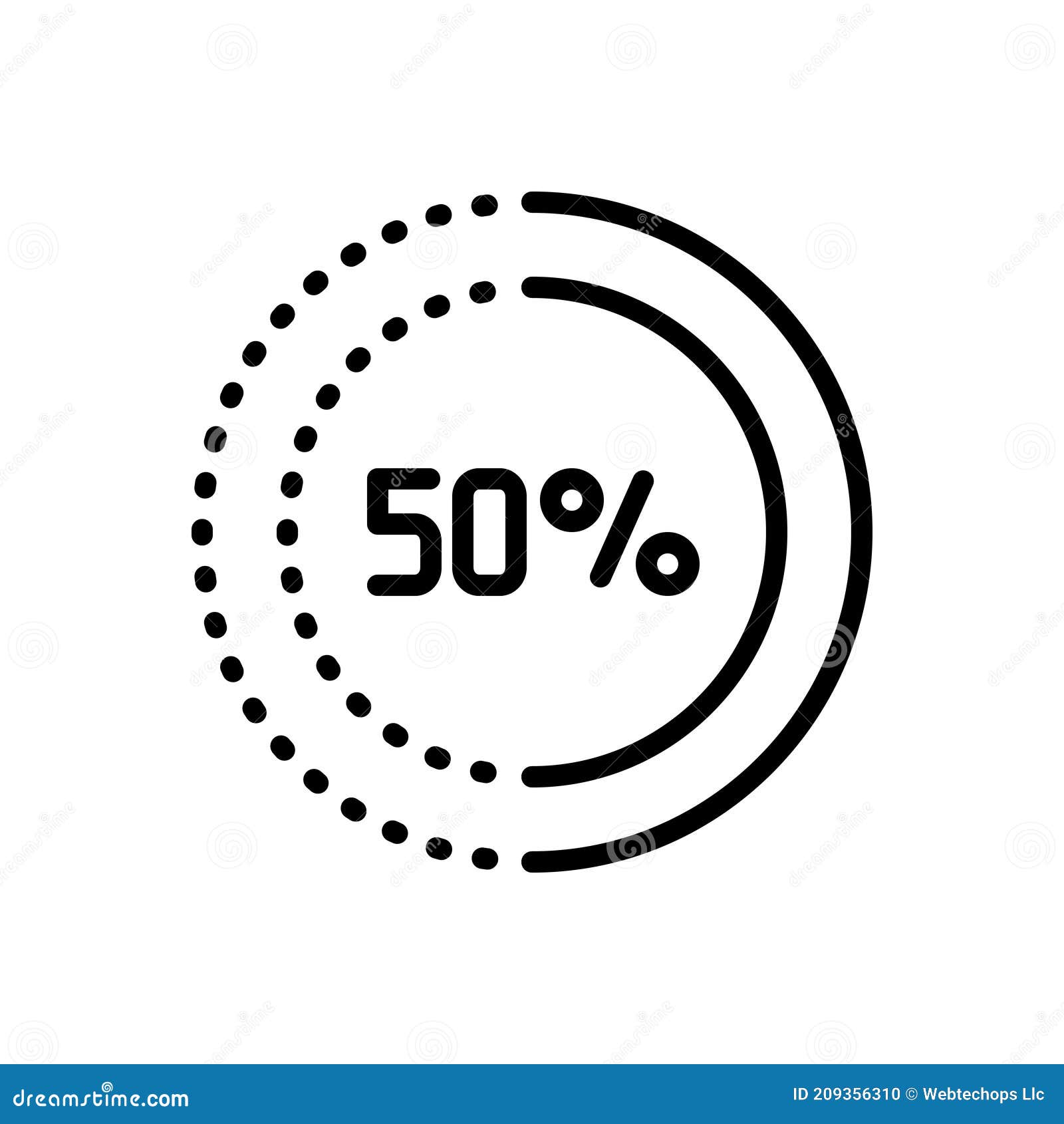 Black Line Icon for Remaining, Remanent and Restupshot Stock Vector ...