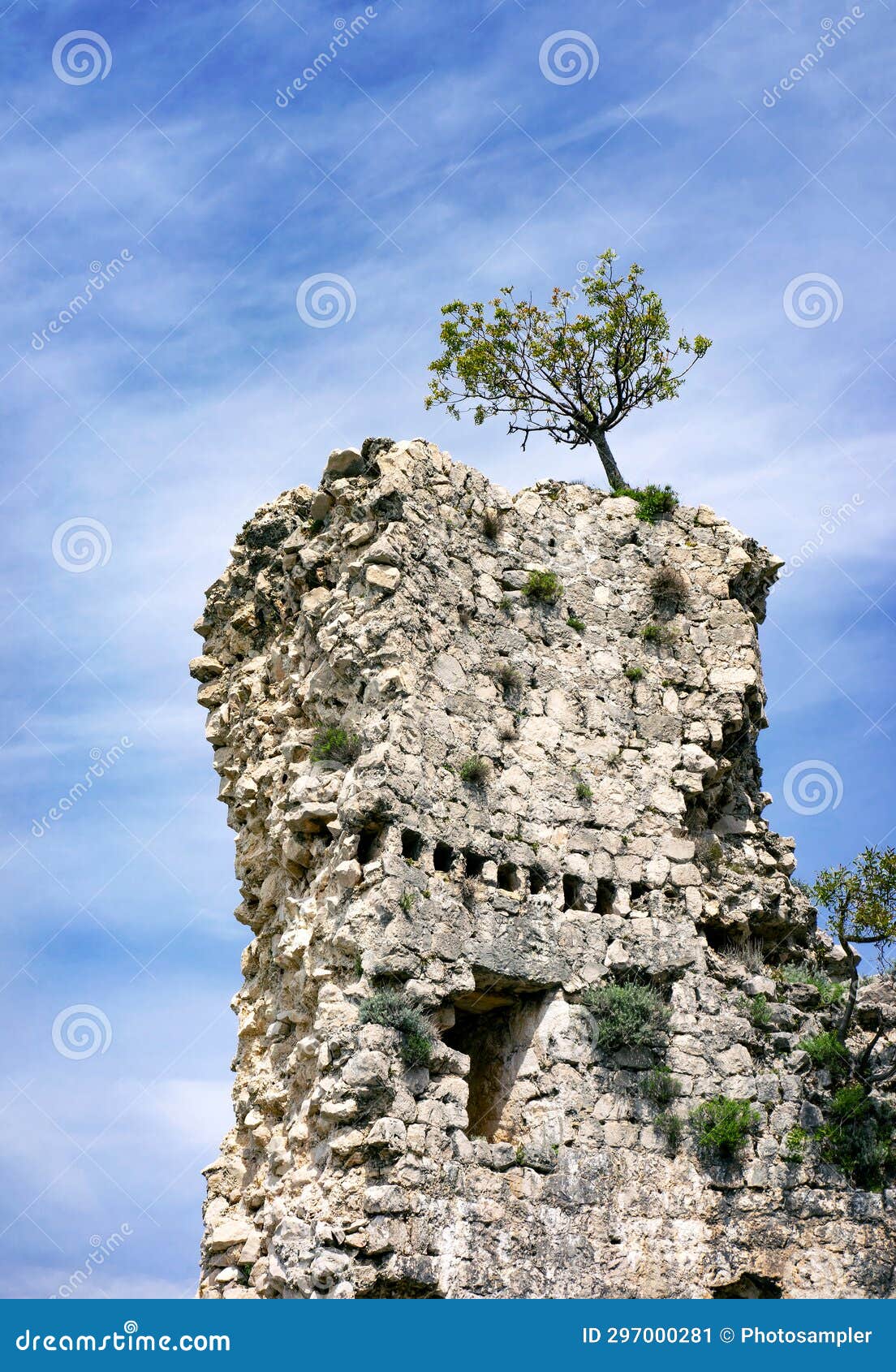 The Remains of the Ancient Castle of Vecka Kula Stock Image - Image of ...