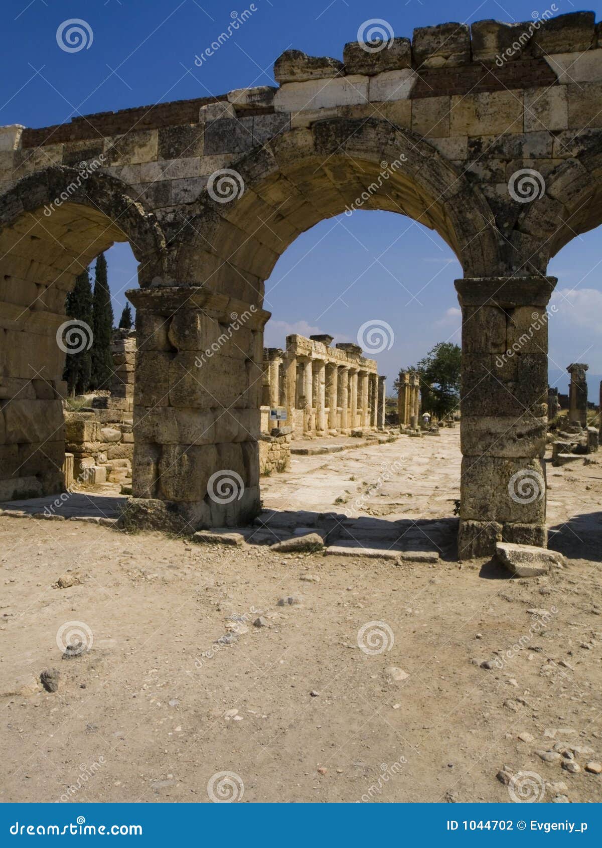 Remains of Ancient Greek Town Stock Photo - Image of fortress, holiday ...