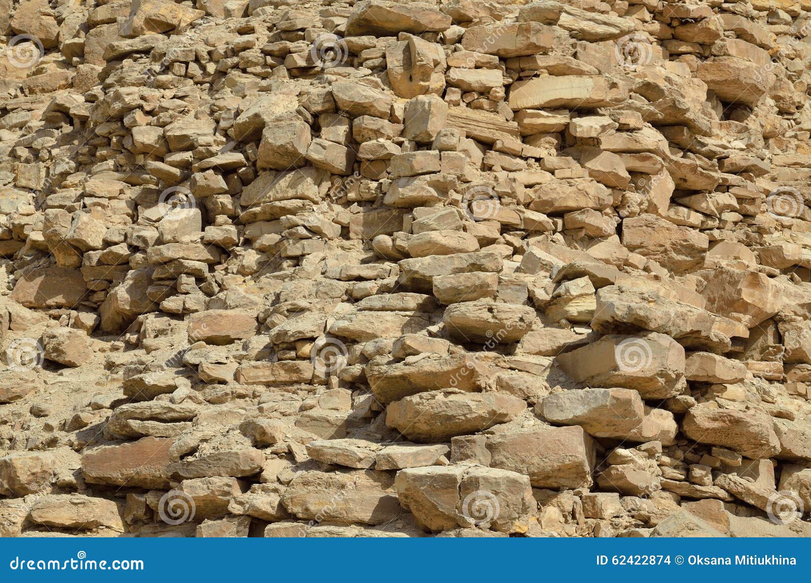 Remains of the Ancient Pyramid Stock Photo - Image of necropolis ...