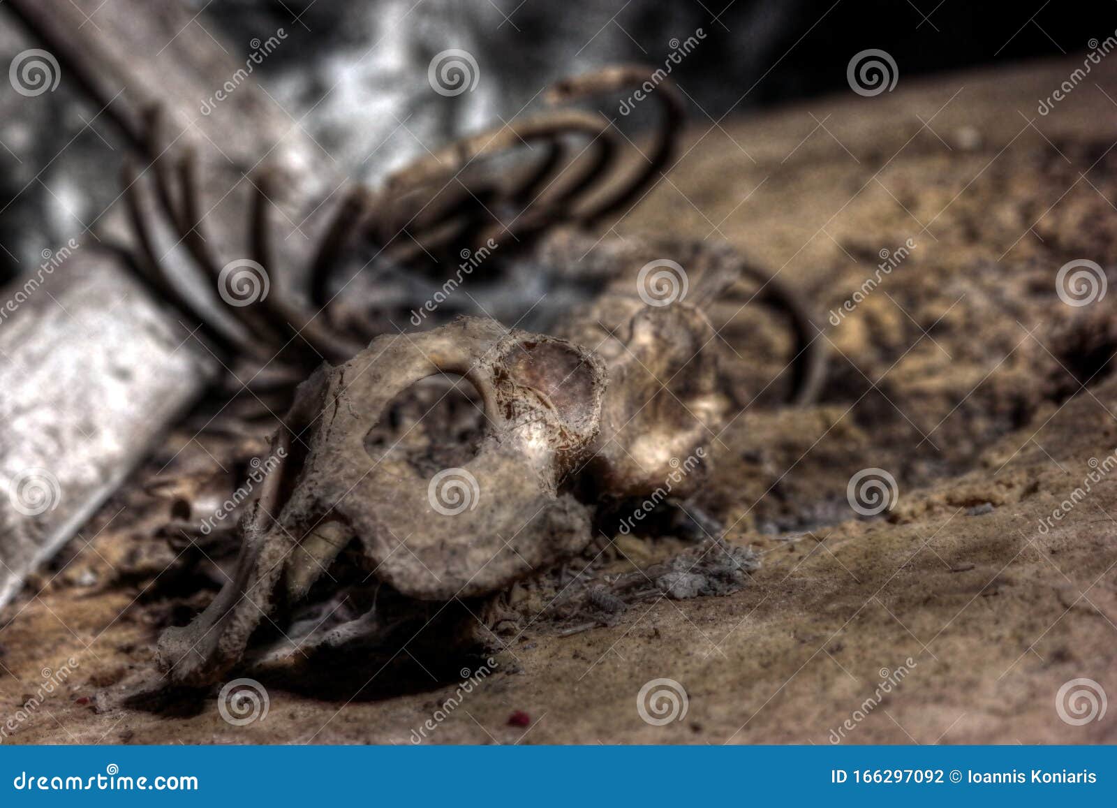 The remains of a fox stock photo. Image of lifeless - 166297092