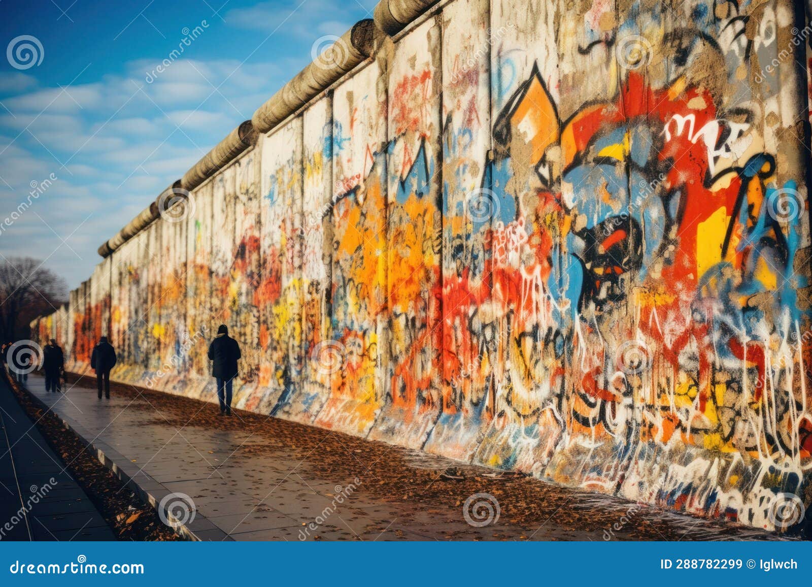 Remains of the German Wall. Concept for the Day of German Unity Stock ...
