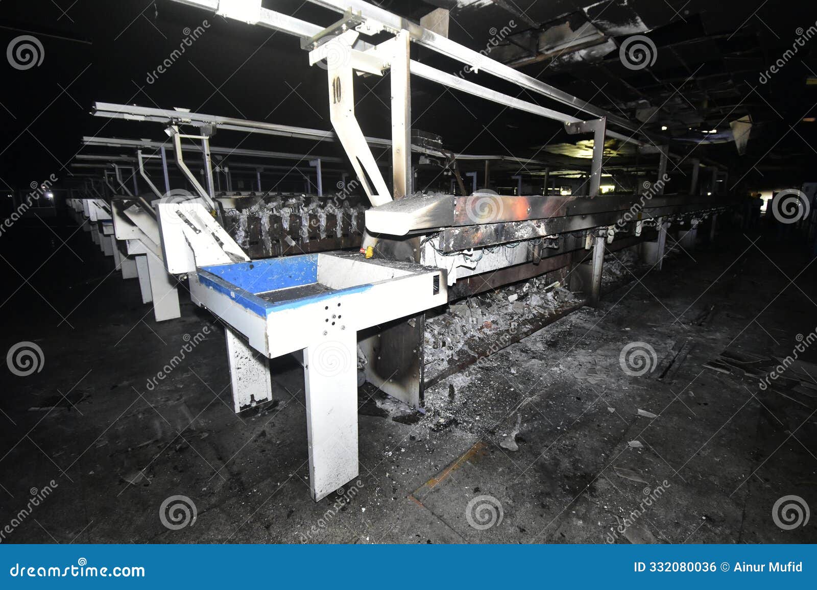The Remains of Industrial Textile Machine Fires that Provide Iron ...