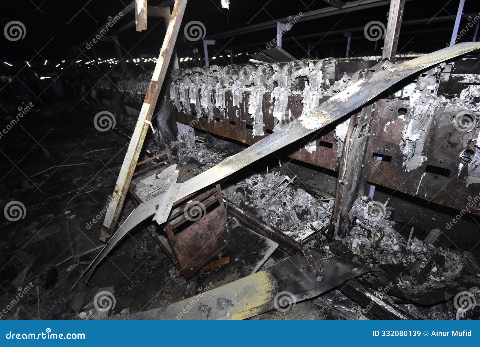 The Remains of Industrial Textile Machine Fires that Provide Iron ...