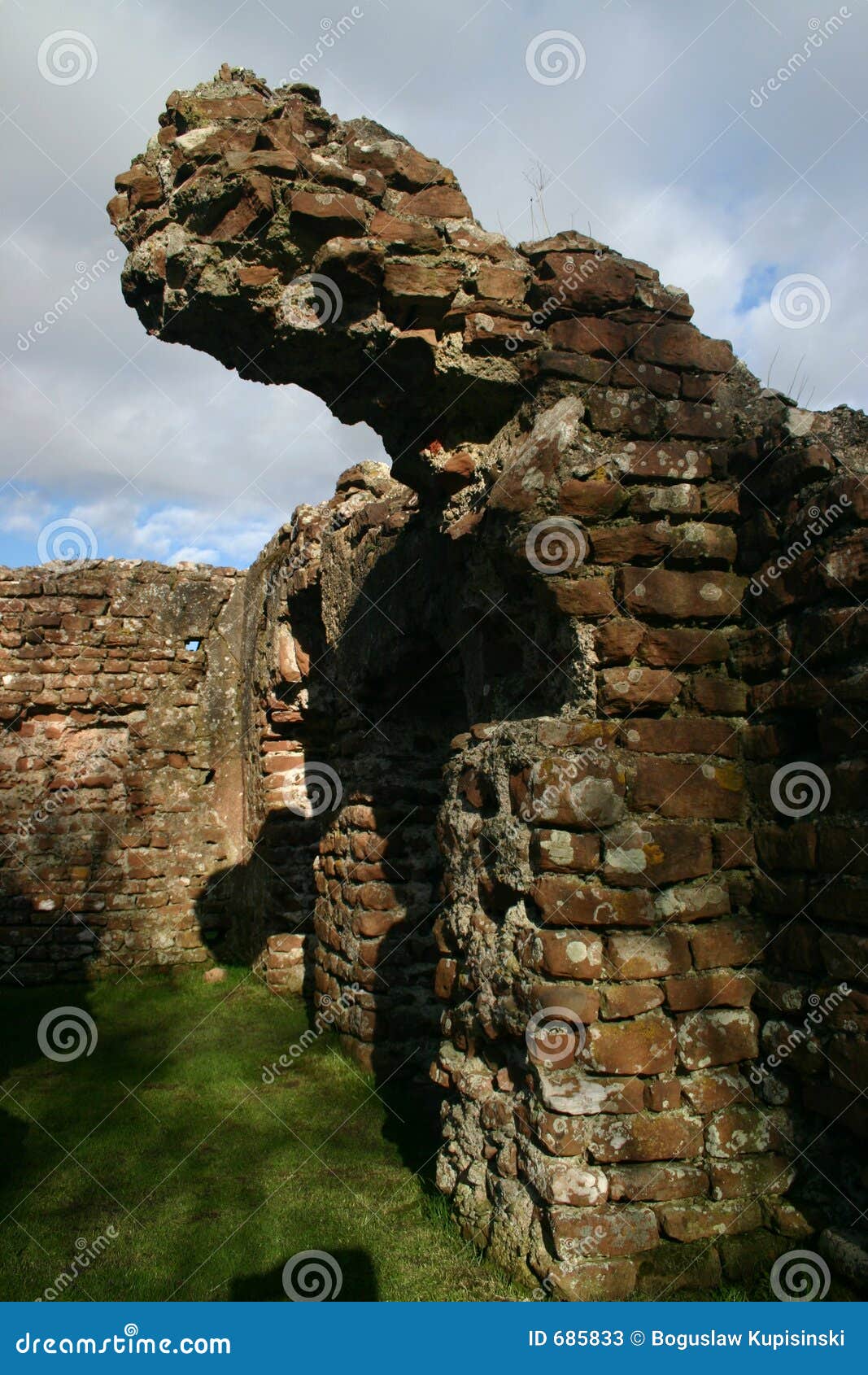 Remains Of Bath For Ritual Ablutions - Mikvah - In Ruins Of The Ancient ...