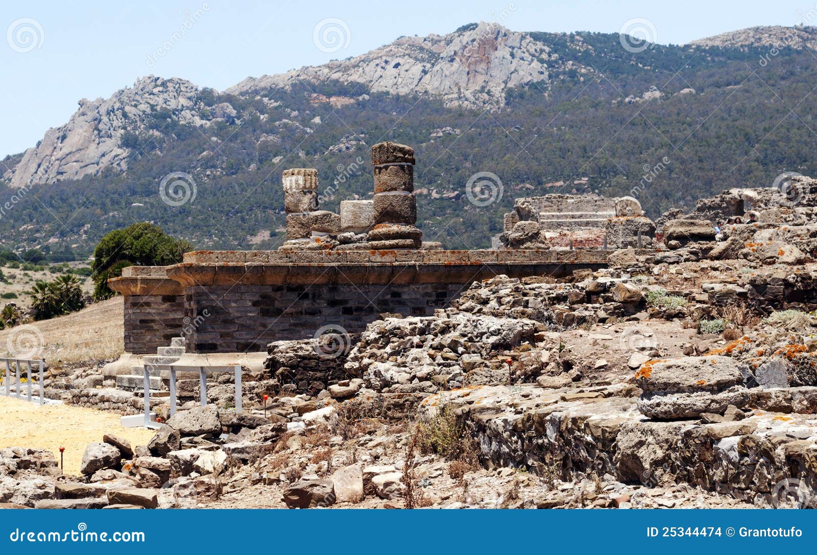 Remains of Roman Civilization Stock Photo - Image of architecture ...