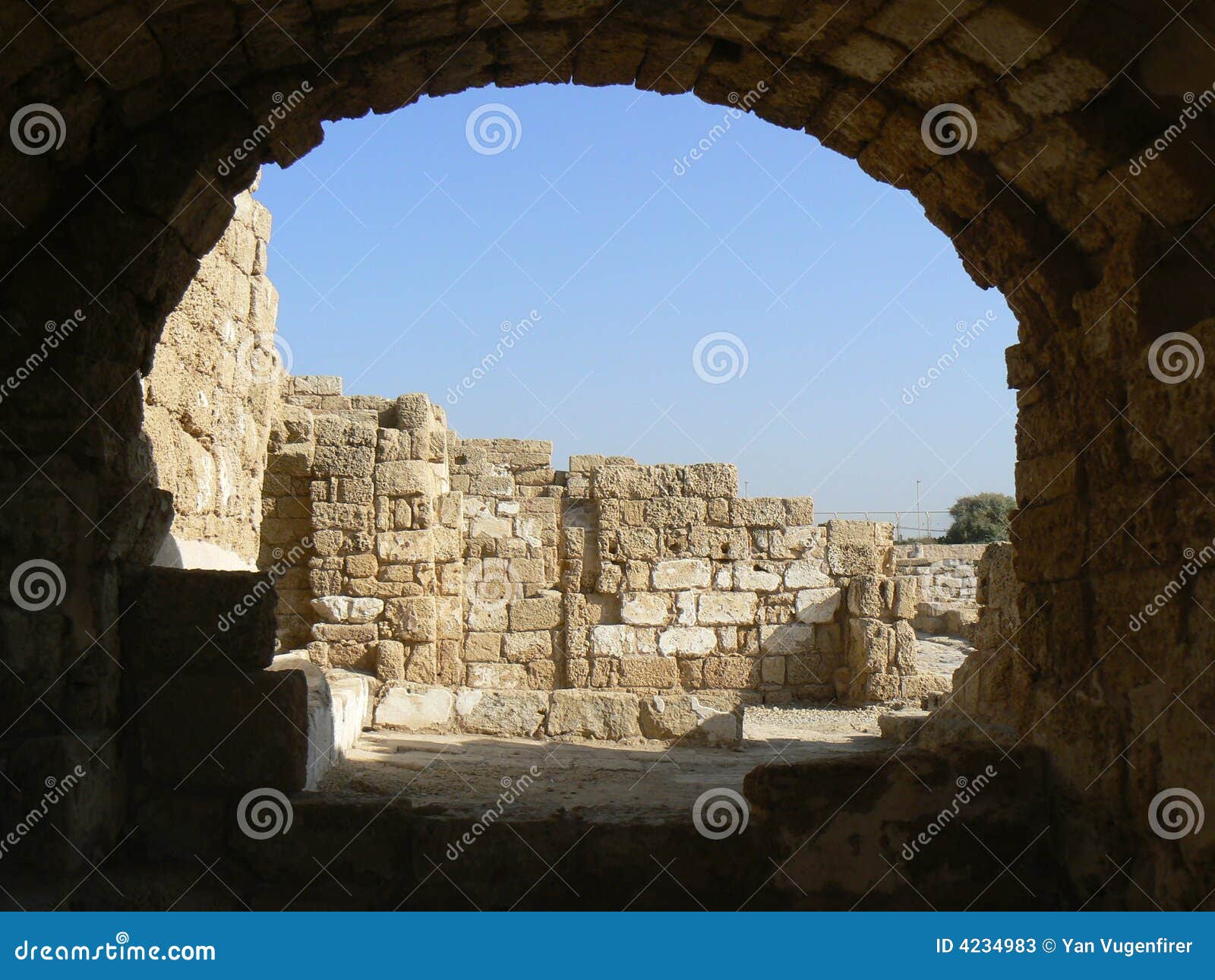 Remains of the Roman Harbor Structures Stock Image - Image of history ...