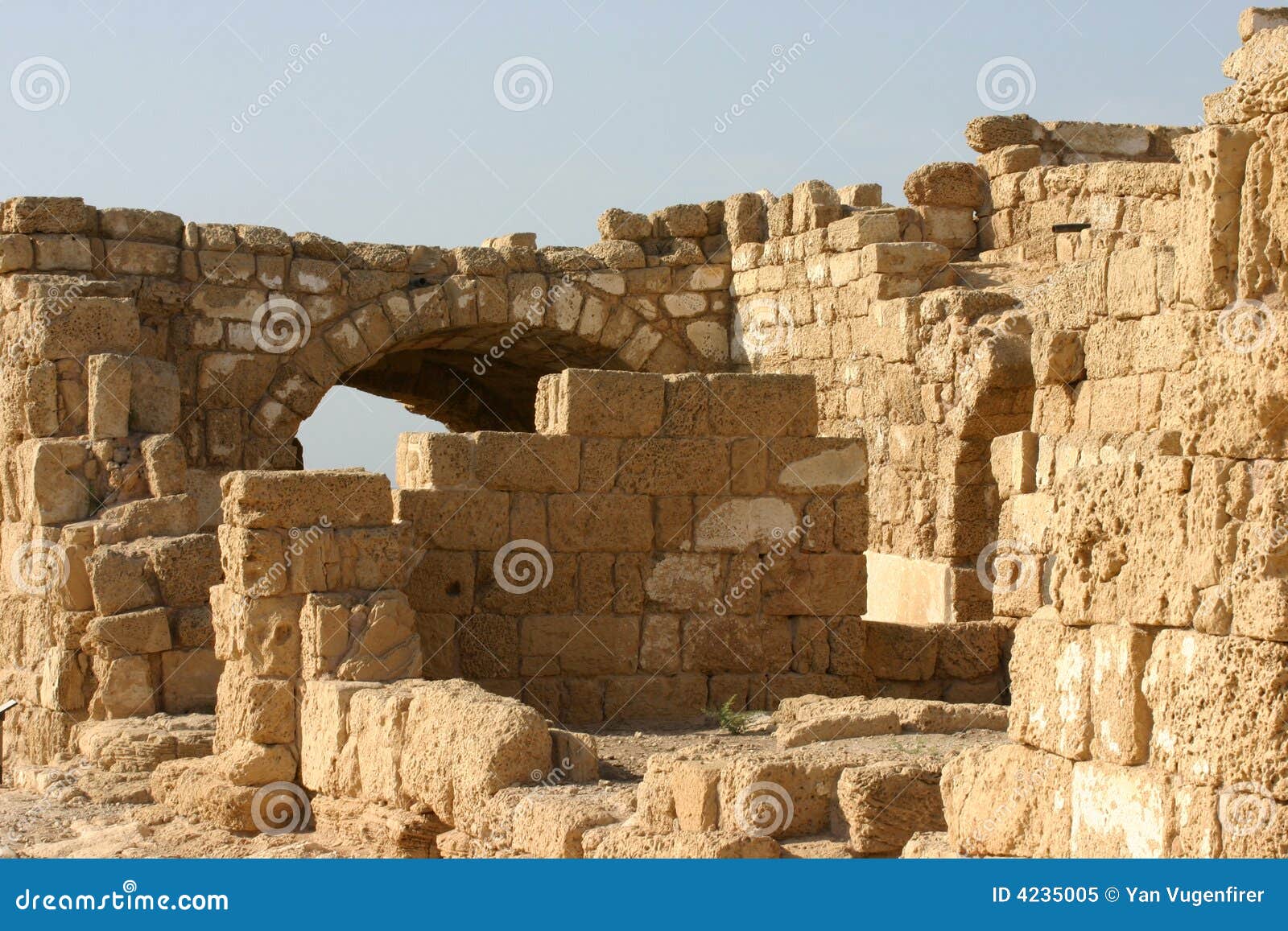 Remains of the Roman Harbor Structures Stock Image - Image of culture ...