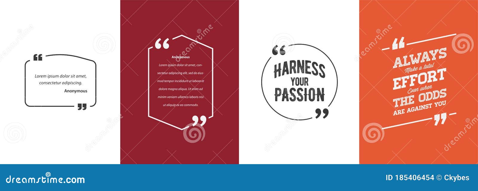 Remark Quote Template Bubble. Stock Vector - Illustration of sign ...