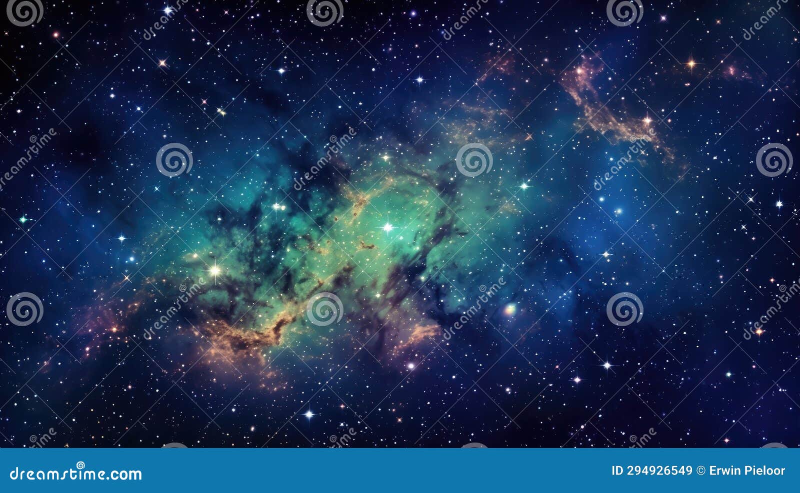Remarkable Astral Backdrop for Design Creativity Stock Illustration ...