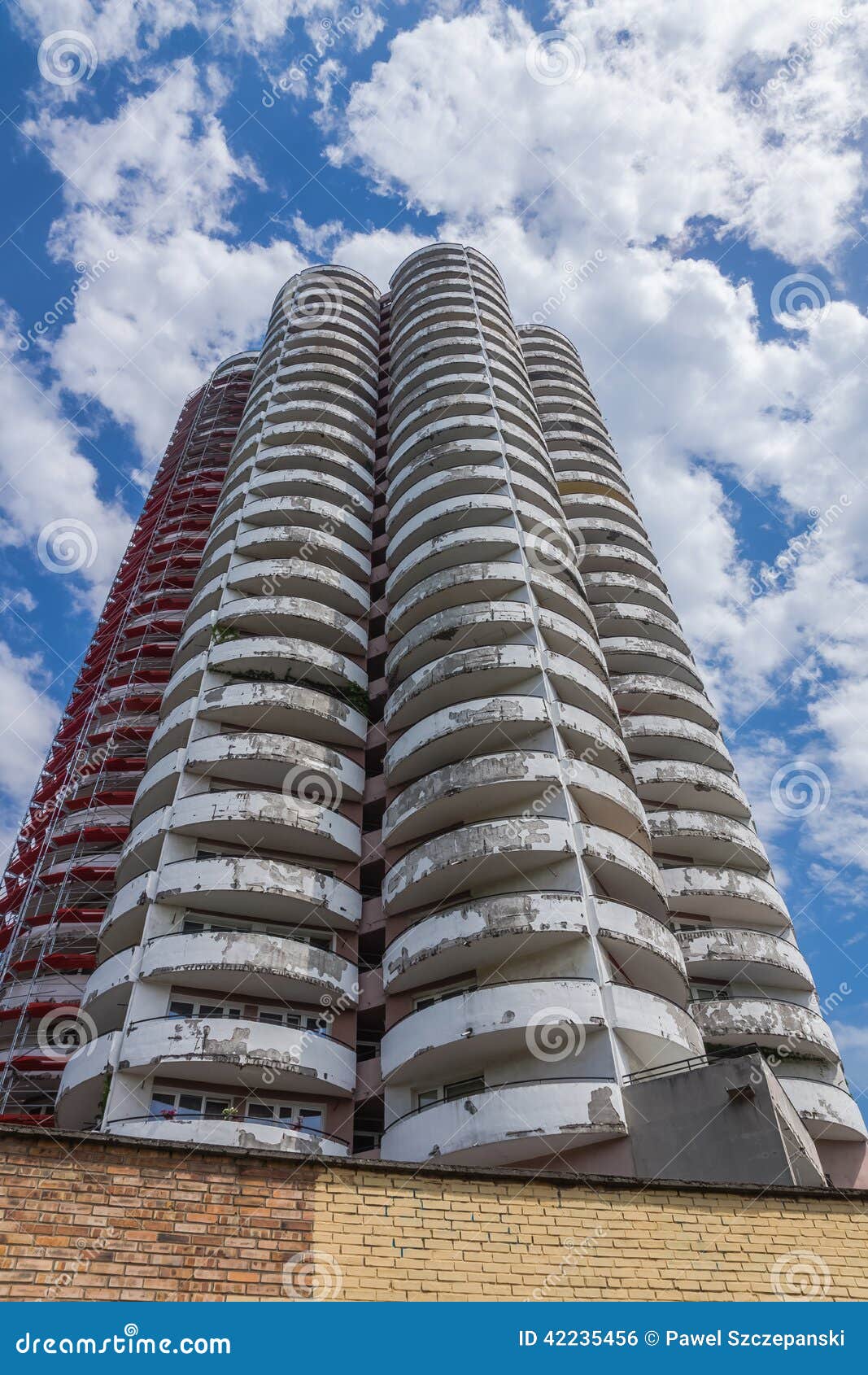 Remarkable Cylindrical Building Editorial Photo - Image of europe ...