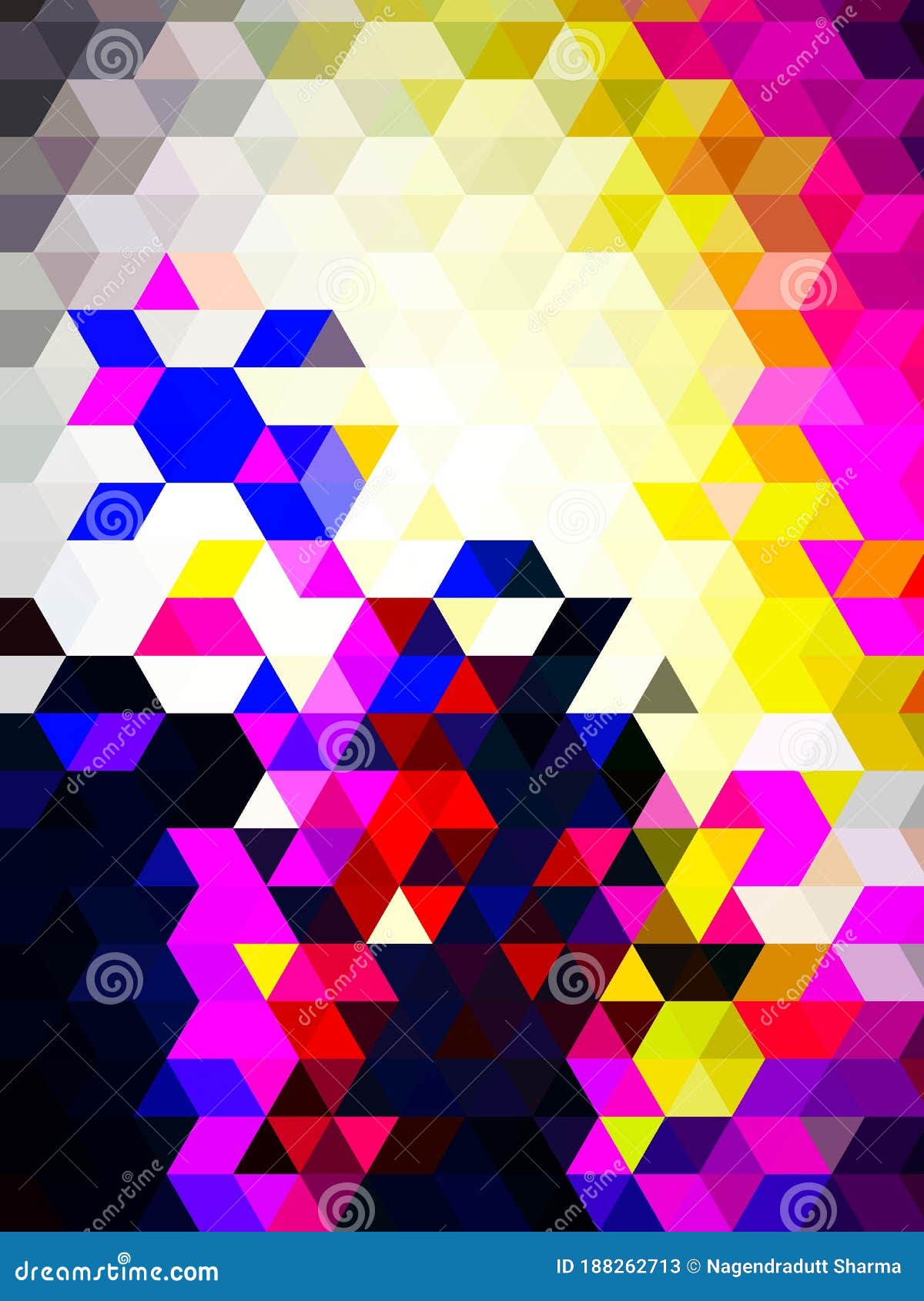A Remarkable Colorful Geometric Pattern Of Designing Shapes Of ...