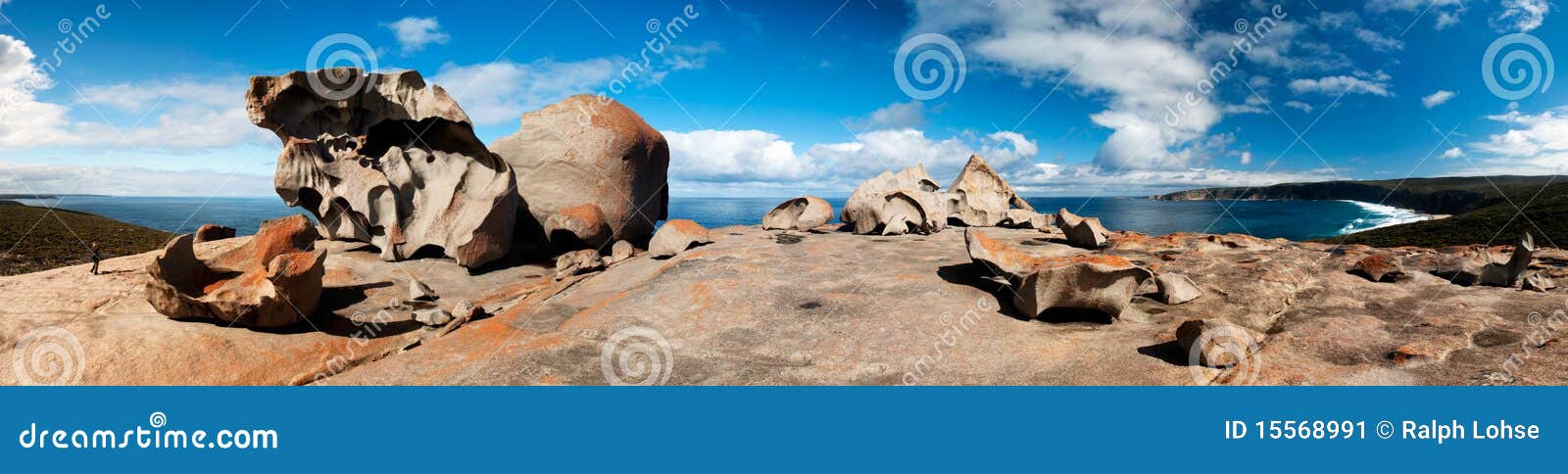 Remarkable Rock Formation (Panorama) Stock Image - Image of island ...