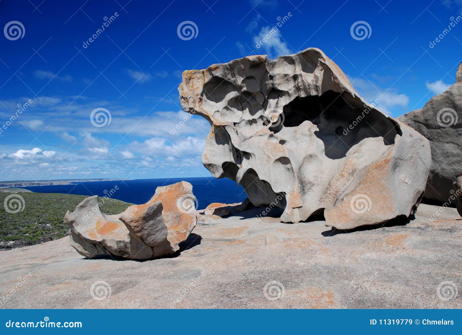 Remarkable Rocks stock image. Image of icon, national - 11319779